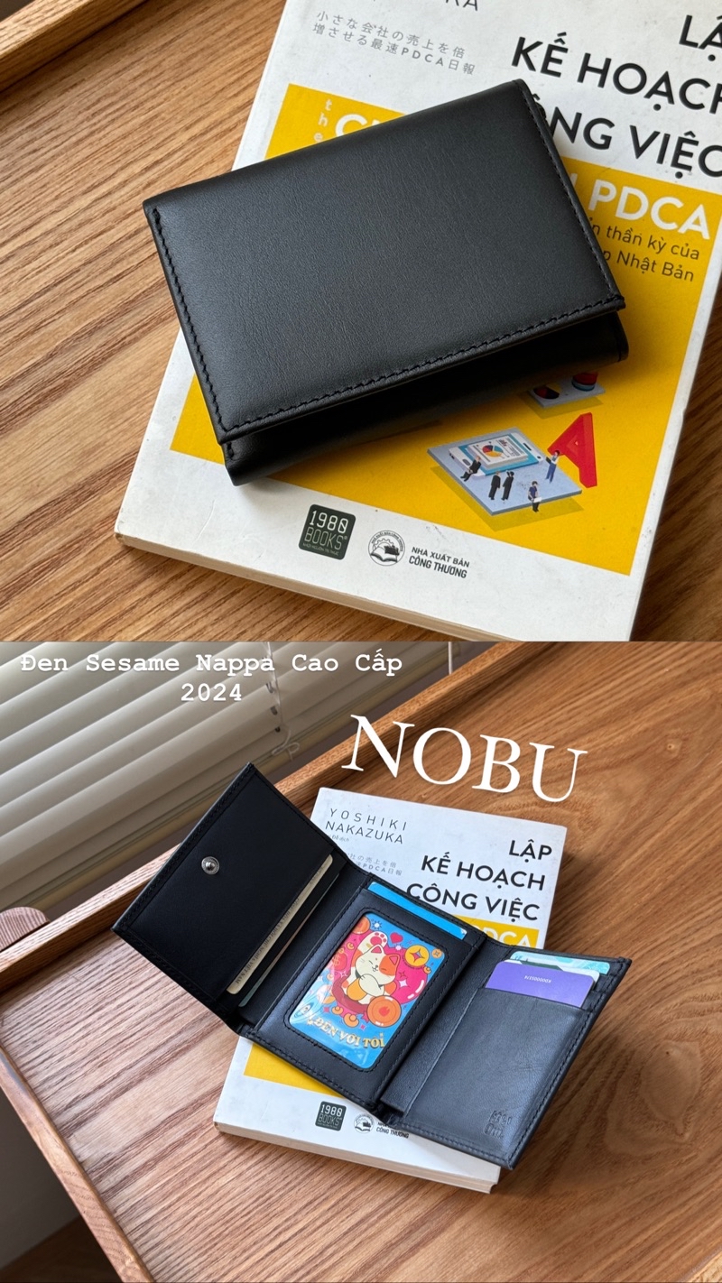 Nobu のぶ Mini Trifold Wallet - Ví Mini Gập Ba Nobu ( OUI THEBRAND ...