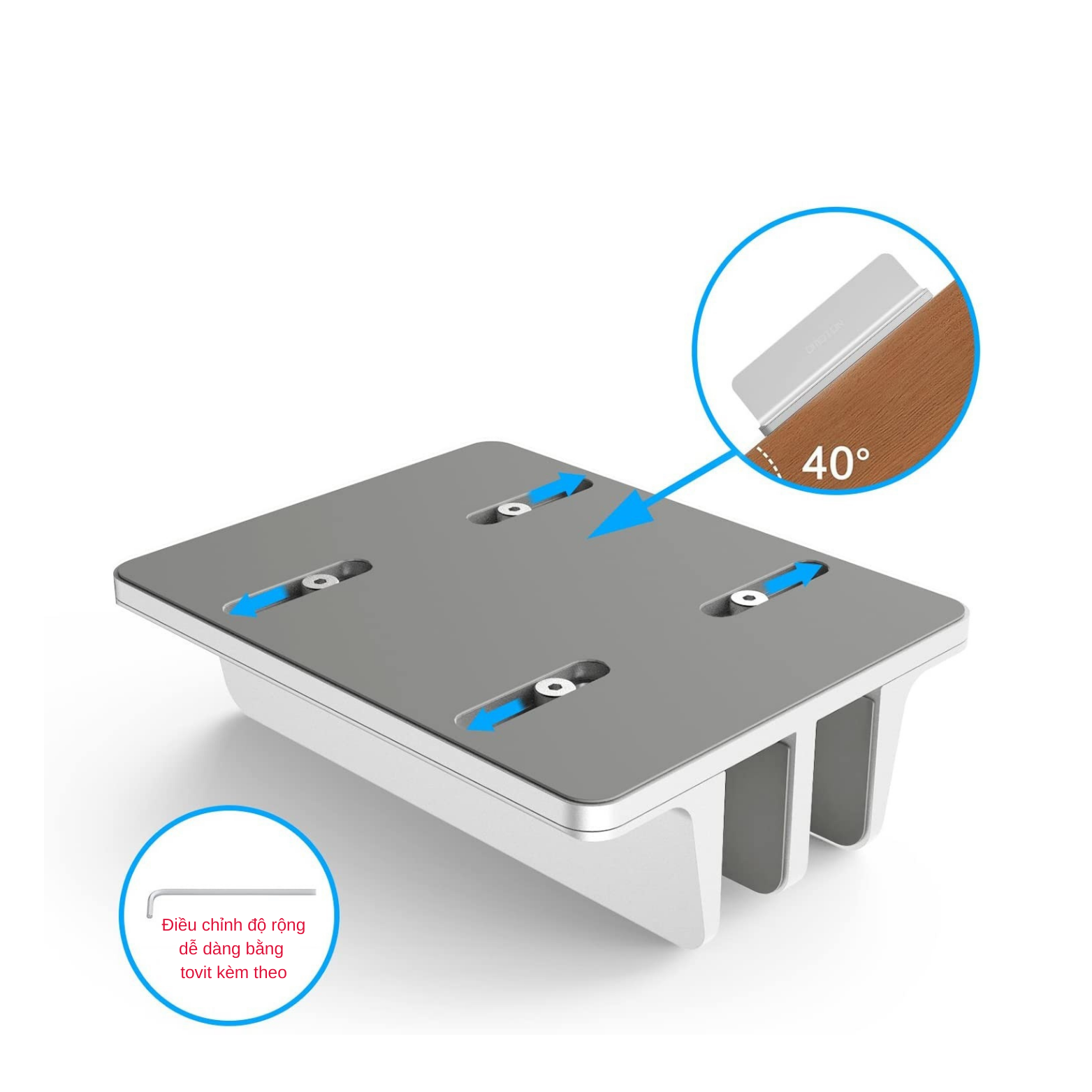 Giá Đỡ Laptop Máy Tính Bảng Điện Thoại Tamayoko 2 Trong 1 Hợp Kim Nhôm ...