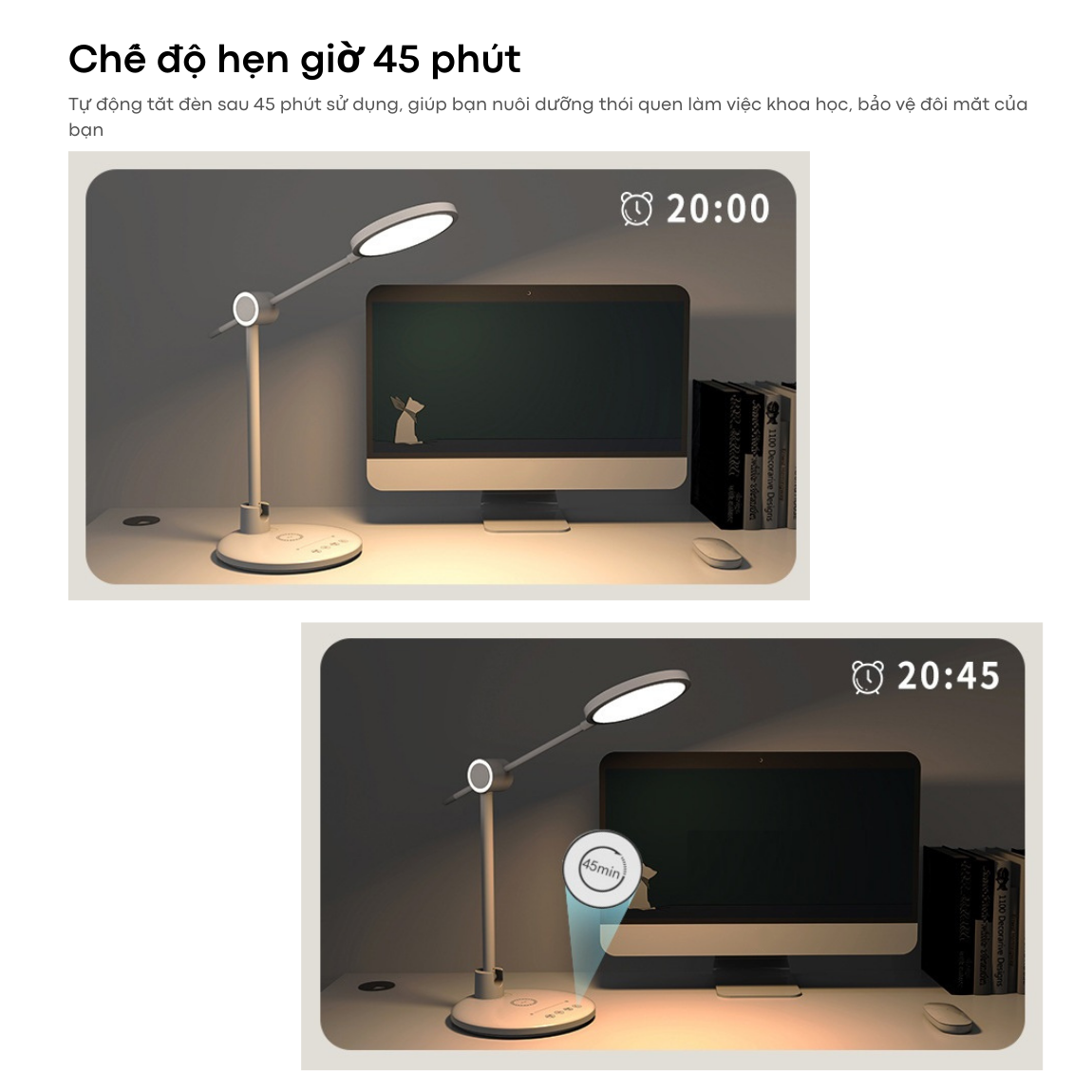 Đèn Bàn Học LED RG0 Tamayoko 3 Chế Độ Ánh Sáng Bảo Vệ Mắt Chống Cận Thị ...