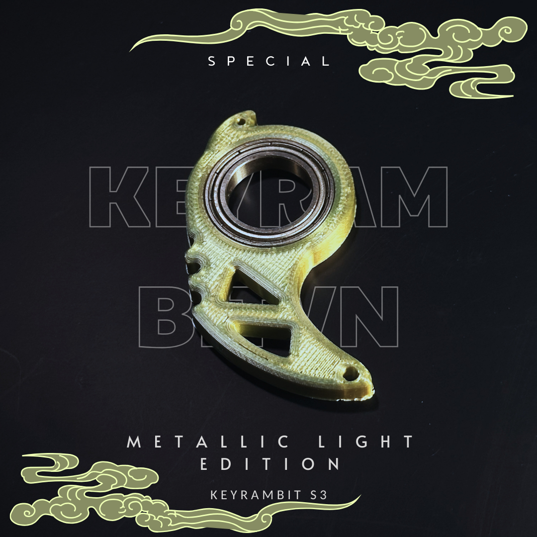 [ĐẶC BIỆT] Móc Khóa Xoay - Keyrambit S3 - Vòng Bi Thép Nhật- In 3D ...