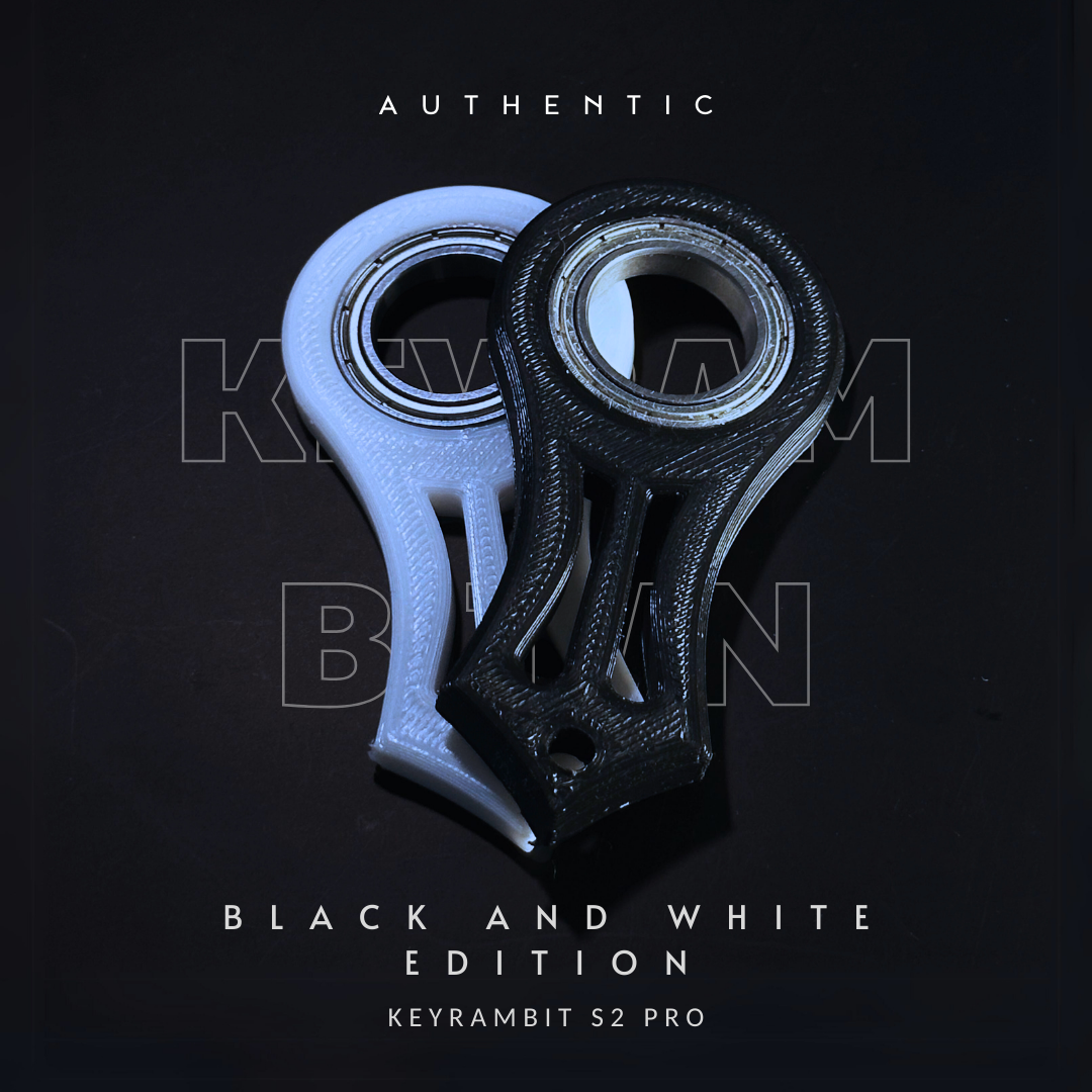 [AUTH] Móc Khóa Xoay - Keyrambit S2 - Vòng Bi Thép Nhật - In 3D - Phiên ...