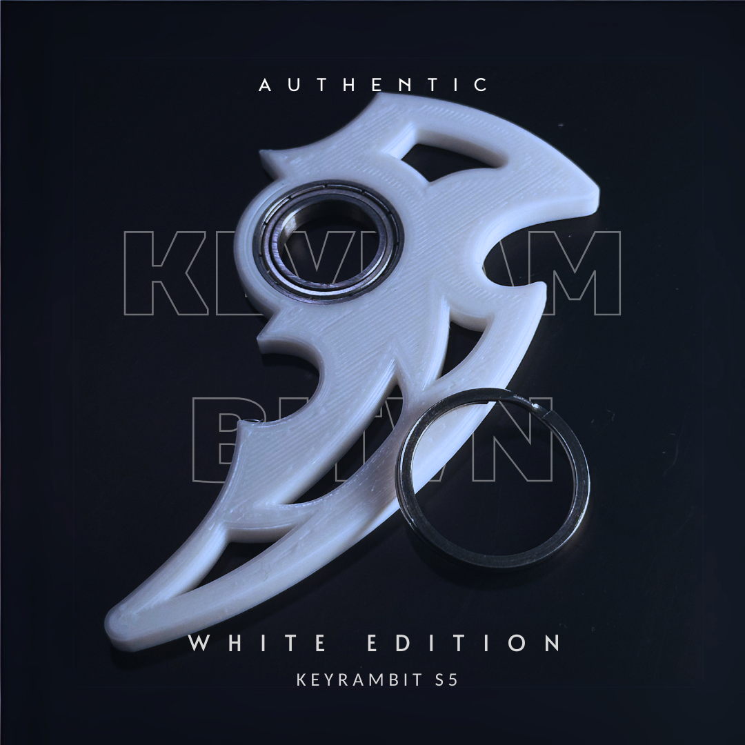 [AUTH] - Móc Khóa Xoay - Keyrambit S5 - Vòng Bi Thép Nhật - In 3D ...