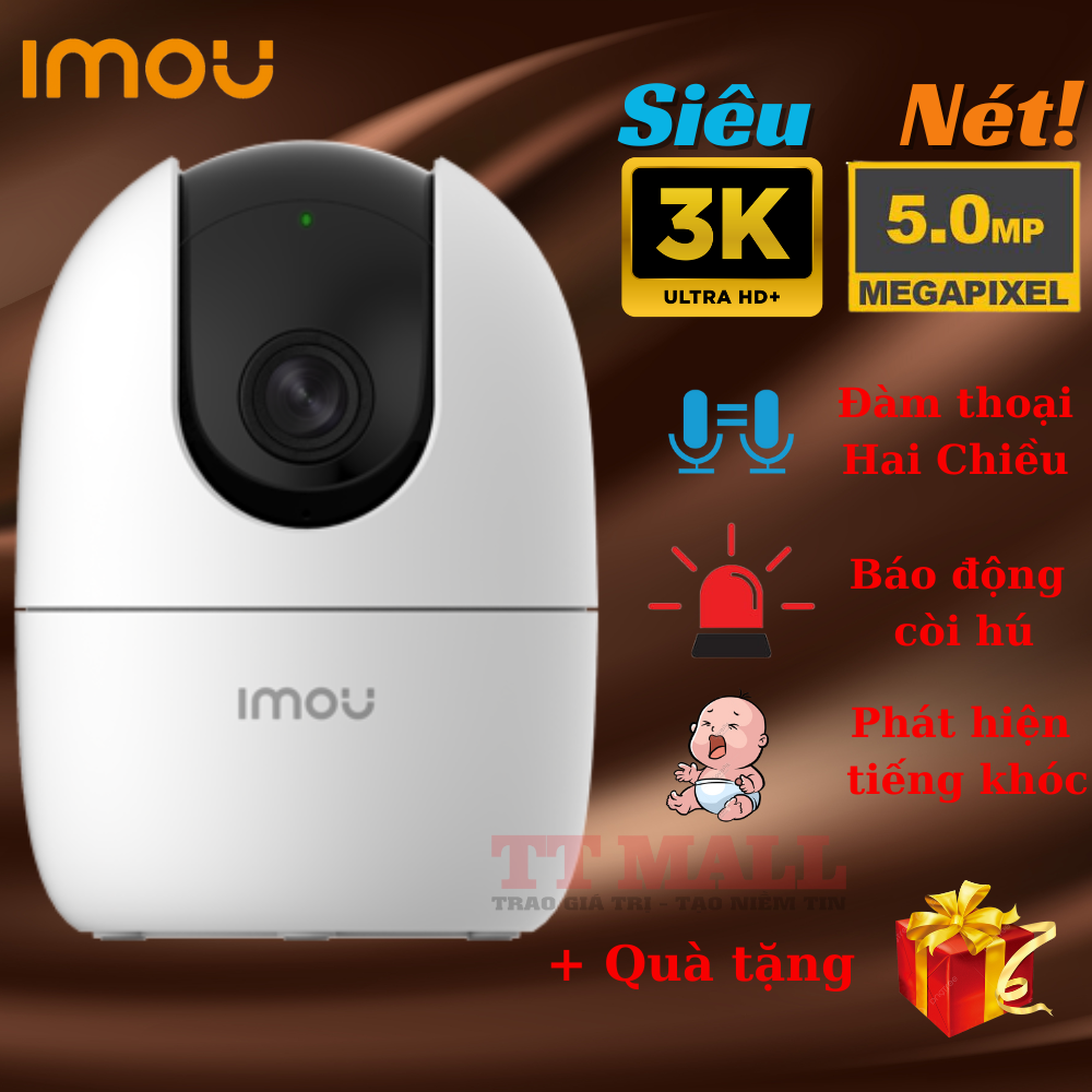 Camera wifi imou IPC-A52 5M (3K) , A32 3M , A26LP 2M siêu nét âm thanh ...