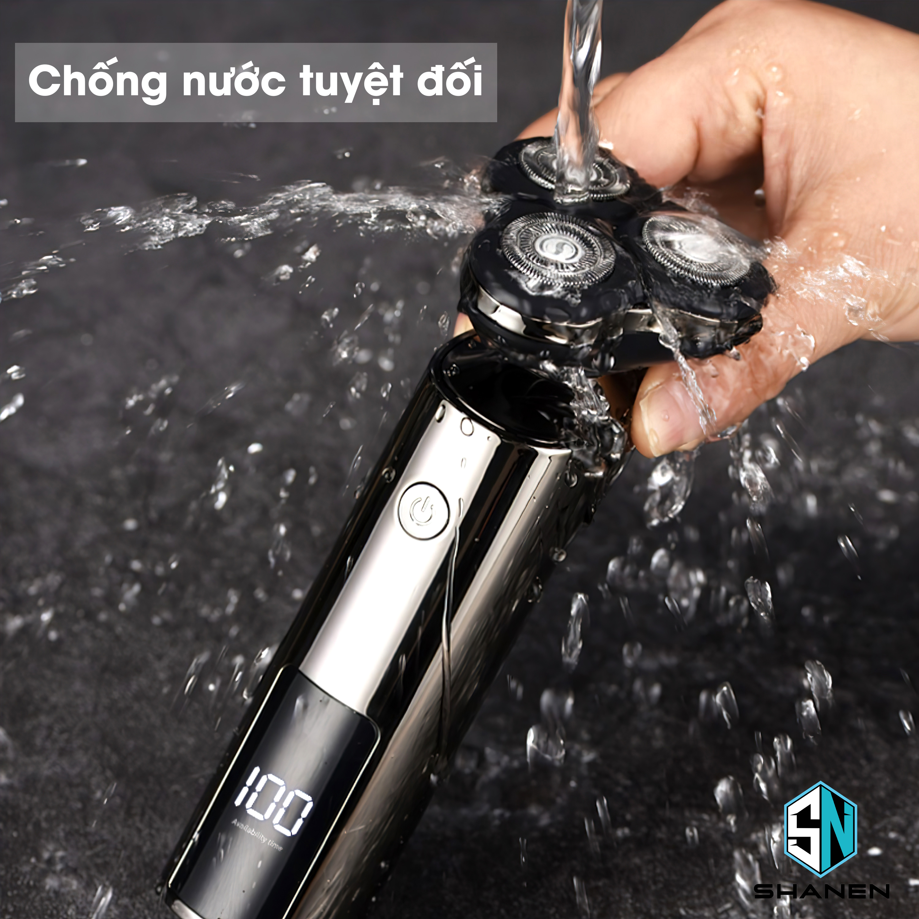 Máy cạo râu đa năng 3 lưỡi chính hãng SHANEN, Tỉa lông mũi tiện lợi ...