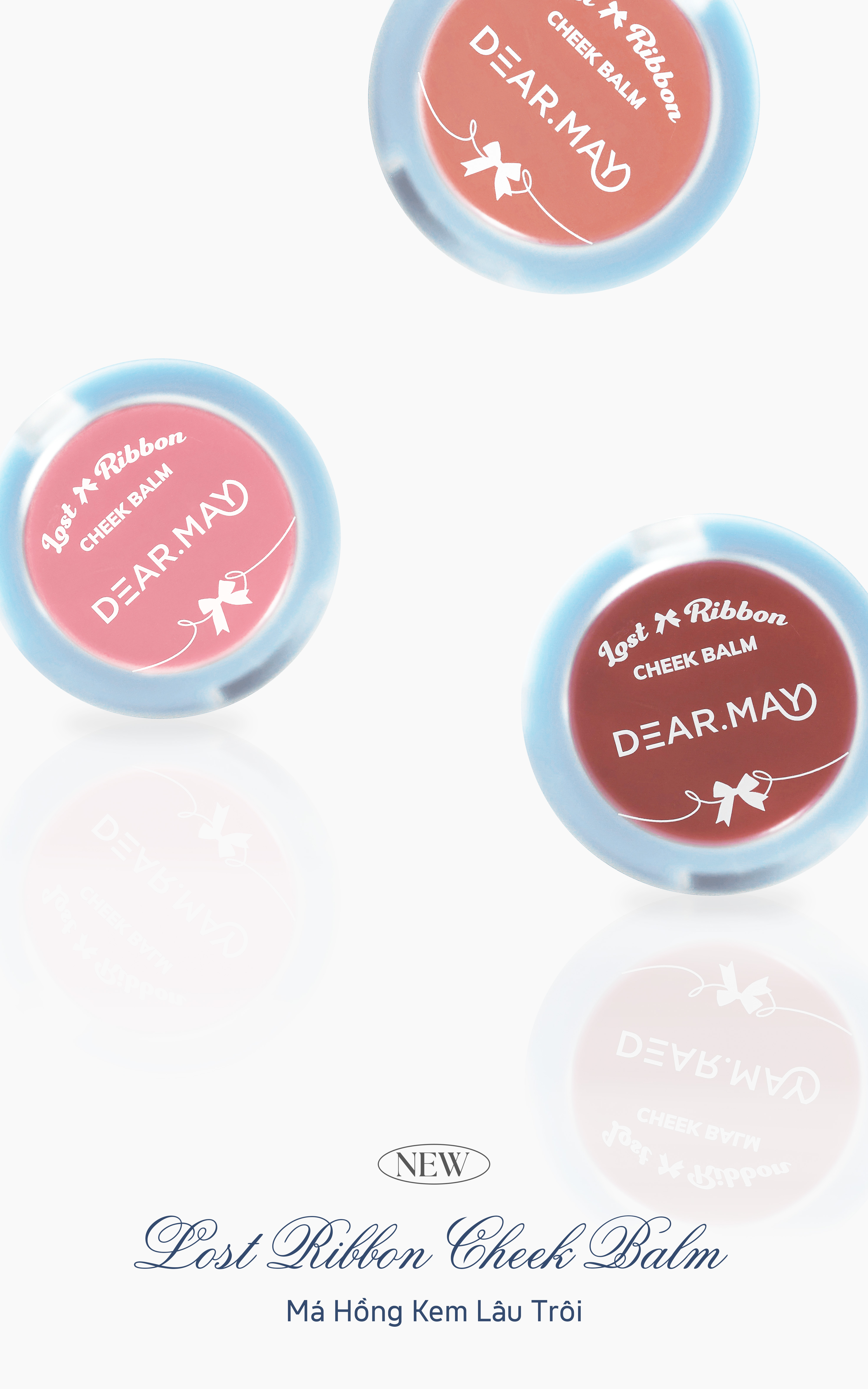 [SALE -WHITE VALETINE] Má Hồng Kem Thuần Chay Dearmay Lost Ribbon Cheek ...