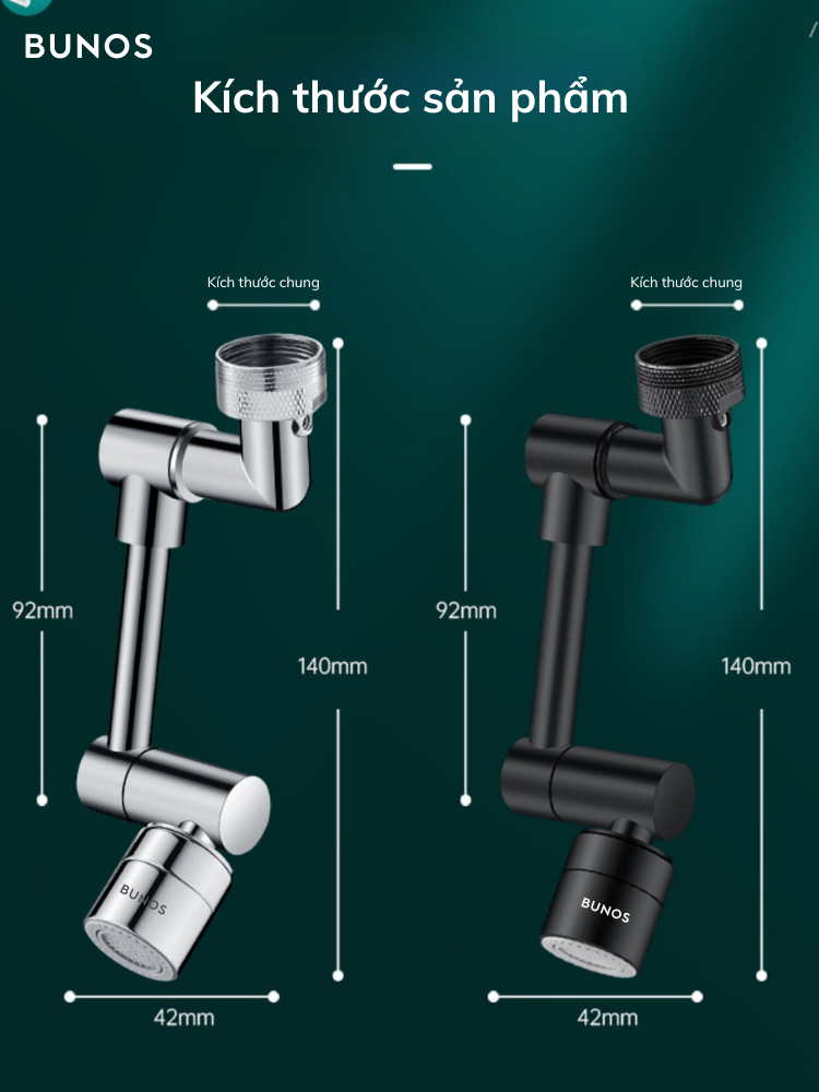 Vòi rửa mặt lavabo BUNOS chất liệu đồng thau 2 chế độ nước | Shopee ...