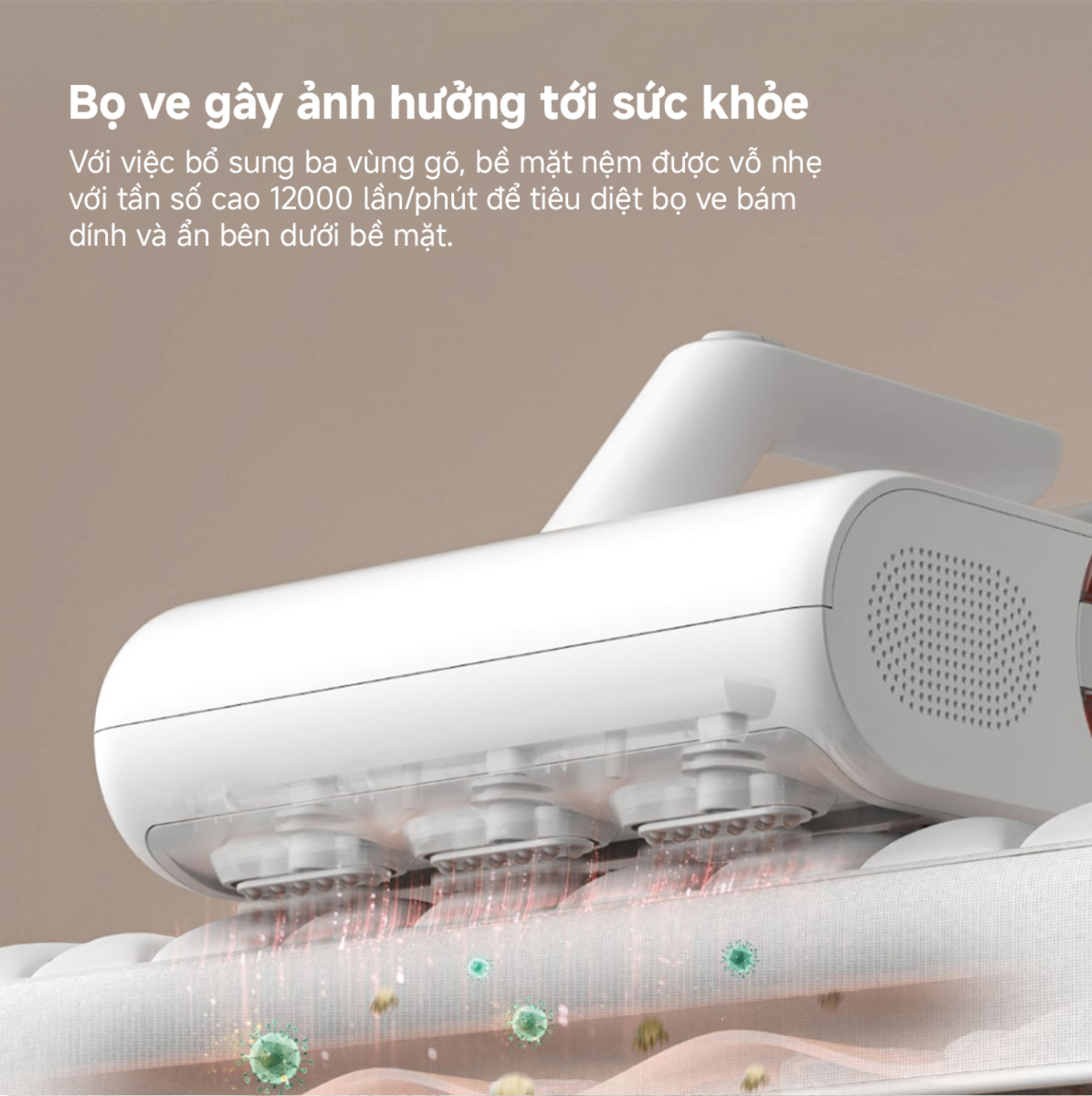 Máy hút bụi giường nệm Xiaomi Mijia Dust Mites Vacuum Cleaner lực hút ...