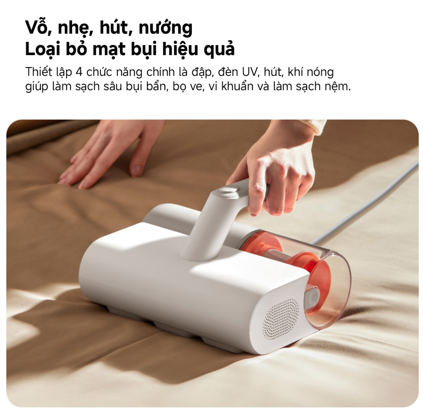 Máy hút bụi giường nệm Xiaomi Mijia Dust Mites Vacuum Cleaner lực hút ...