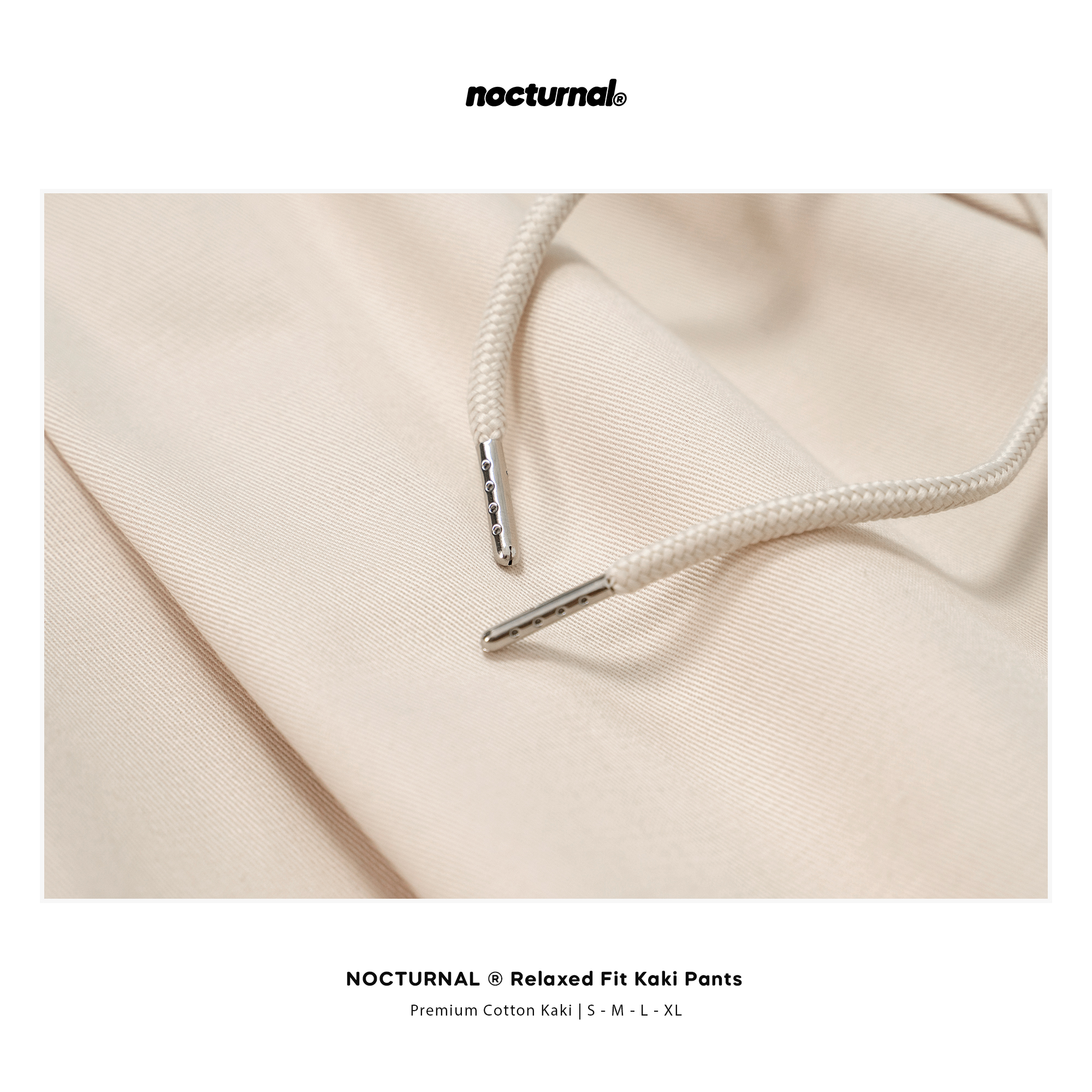 Quần Kaki Xếp Li Ống Rộng NOCTURNAL Unisex Nam Nữ Local Brand | Shopee ...