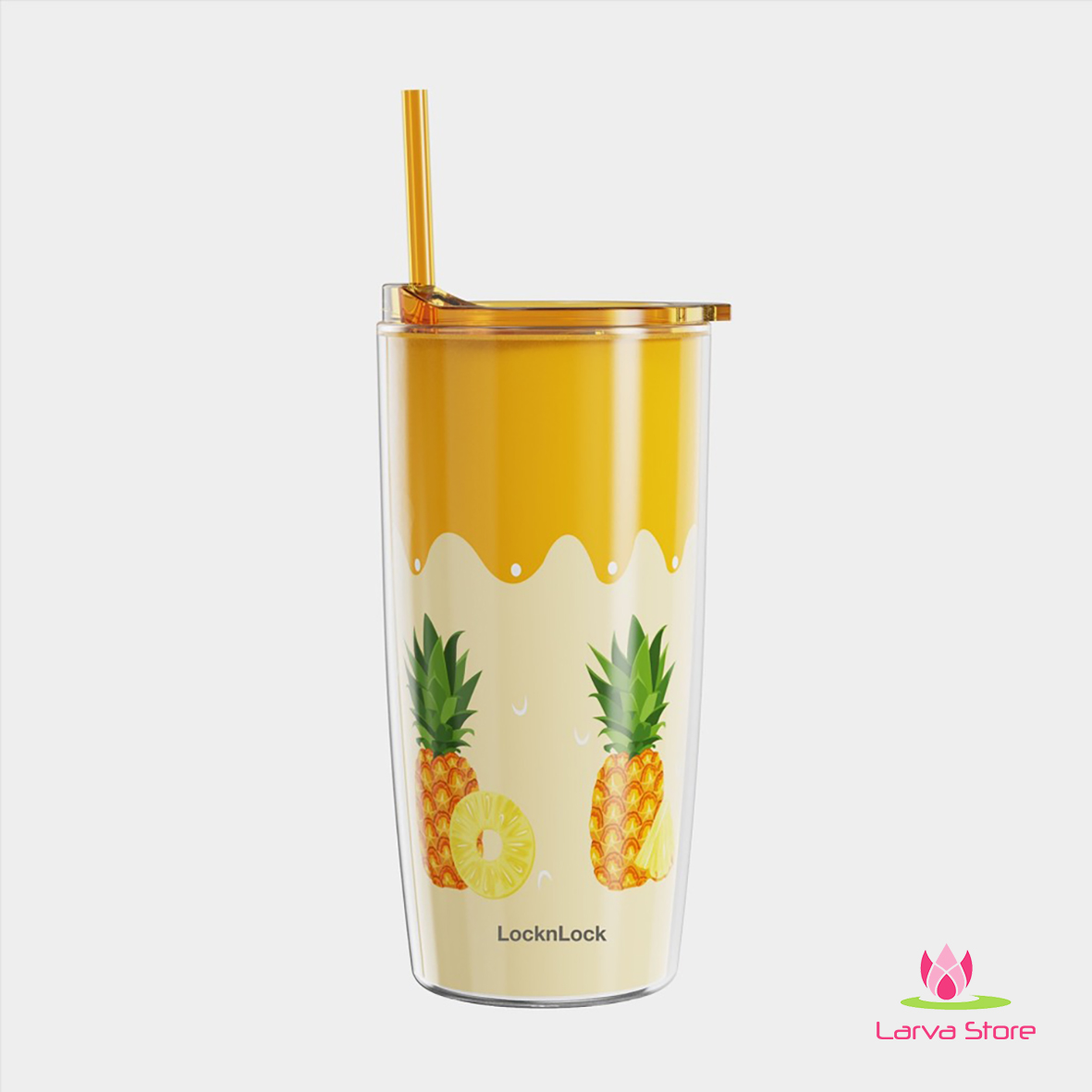 Ly Nhựa 2 lớp LocknLock Cold Cup HAP524 600ml | HAP528 720ml | Shopee Việt Nam