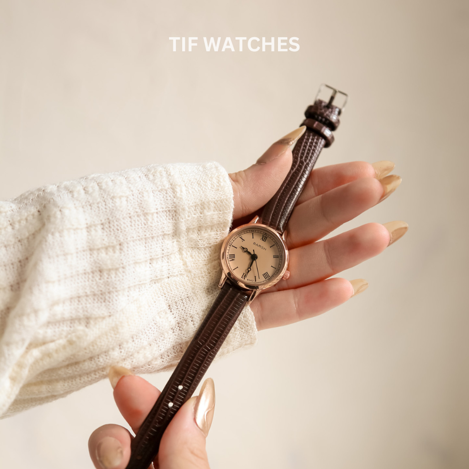 [KOL X TIF WATCHES] Đồng hồ đeo tay BAILEY Tif Watches Phong Cách Cổ ...