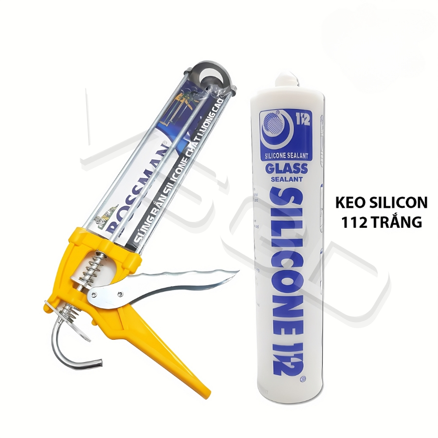 Keo dán Silicon 112 + dụng cụ bắn keo, keo silicon siêu chắc thích hợp ...