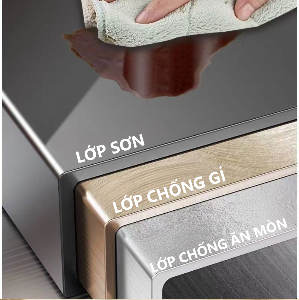 VENTAS Kệ để chén bát có nắp đậy - Kệ bếp thông minh 2 tầng cao cấp ...