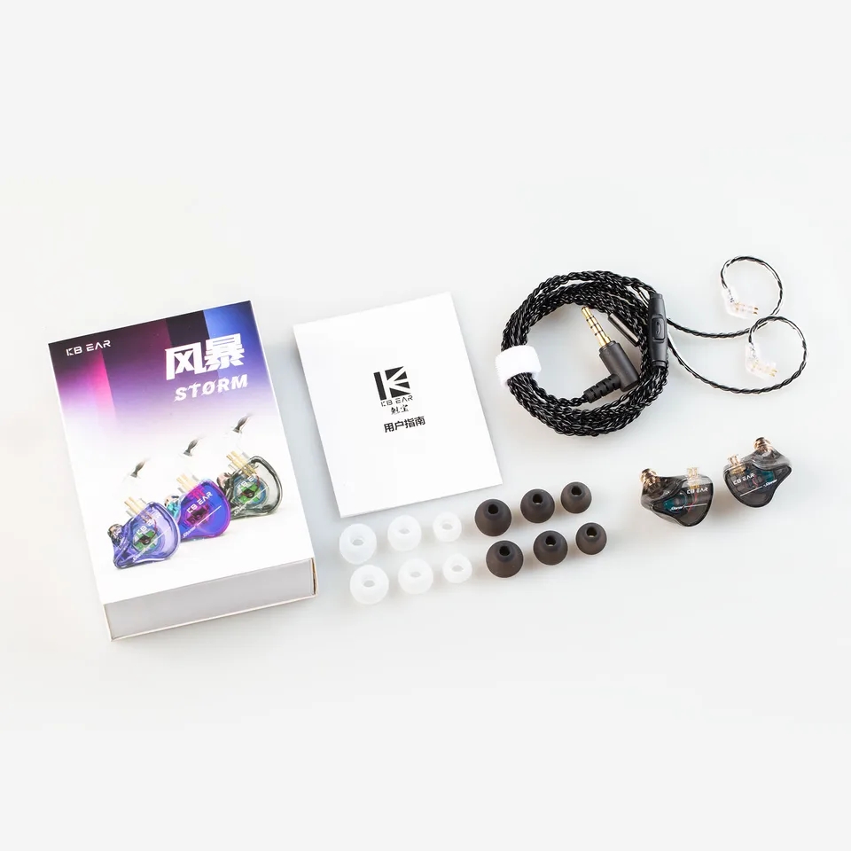 Tai nghe Bass KBEAR STORM, Bass tốt, thiết kế ôm tai, có giắc Type C | Shopee Việt Nam