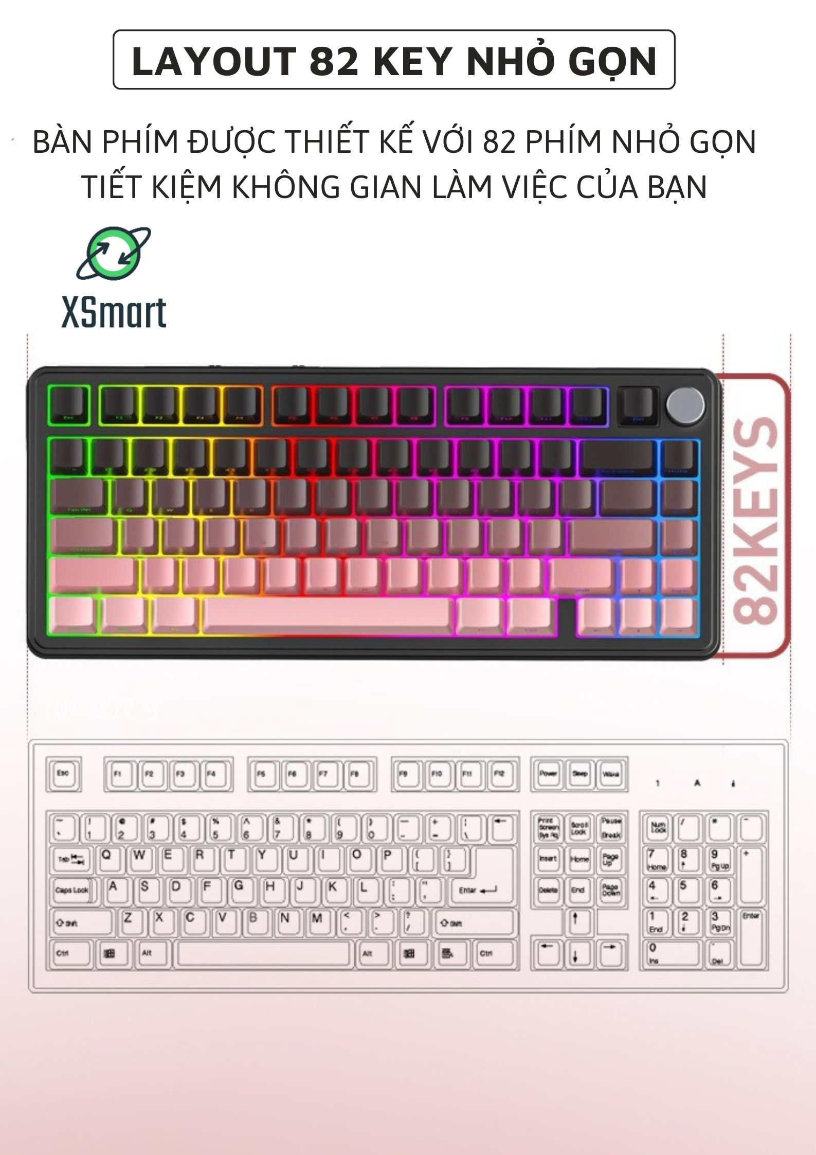 Bàn Phím Cơ Có Màn Hình LED Ziyou X85 PRO VIP RGB Có App Tùy Chỉnh ...