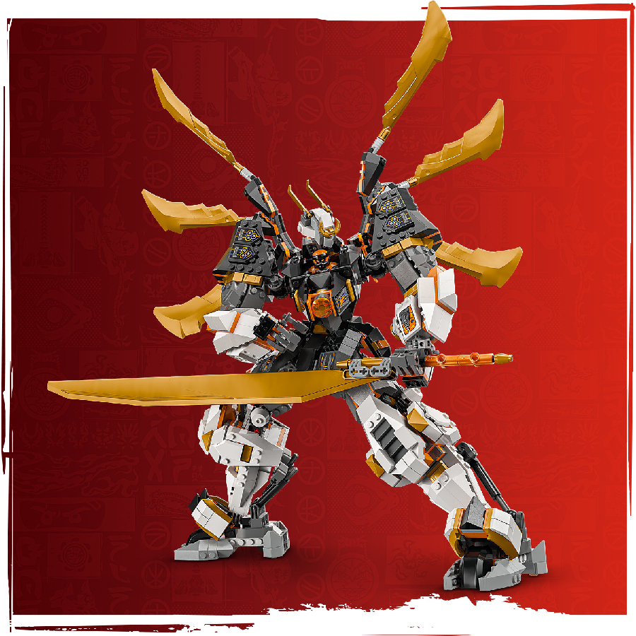LEGO NINJAGO 71821 Đồ Chơi Lắp Ráp Chiến Giáp Rồng Titan Của Cole (1055 ...