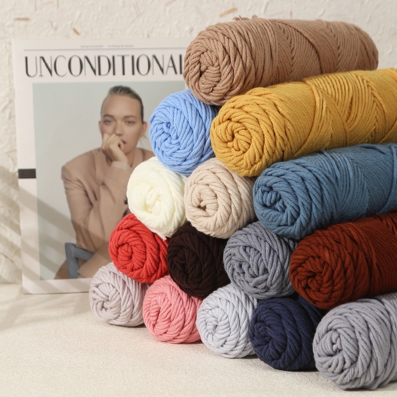 Len Cotton Love 100g - len cotton mềm, ấm, nhẹ, không xù, đan móc khăn ...