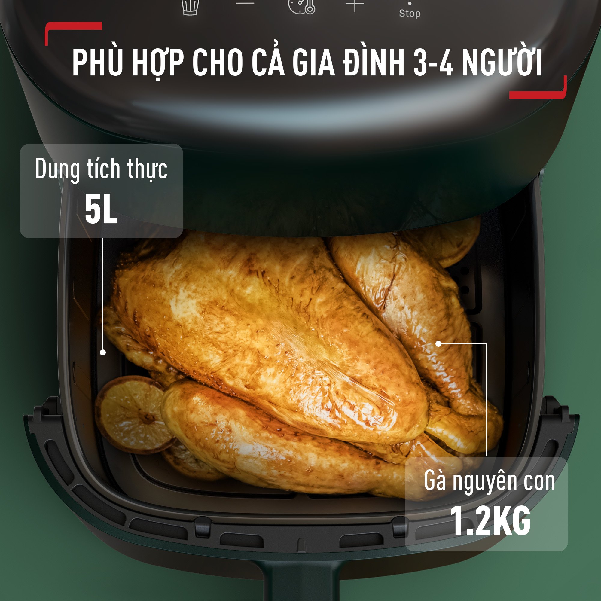 Nồi chiên không dầu điện tử Tefal Easy Max 5L EY245310 | Shopee Việt Nam