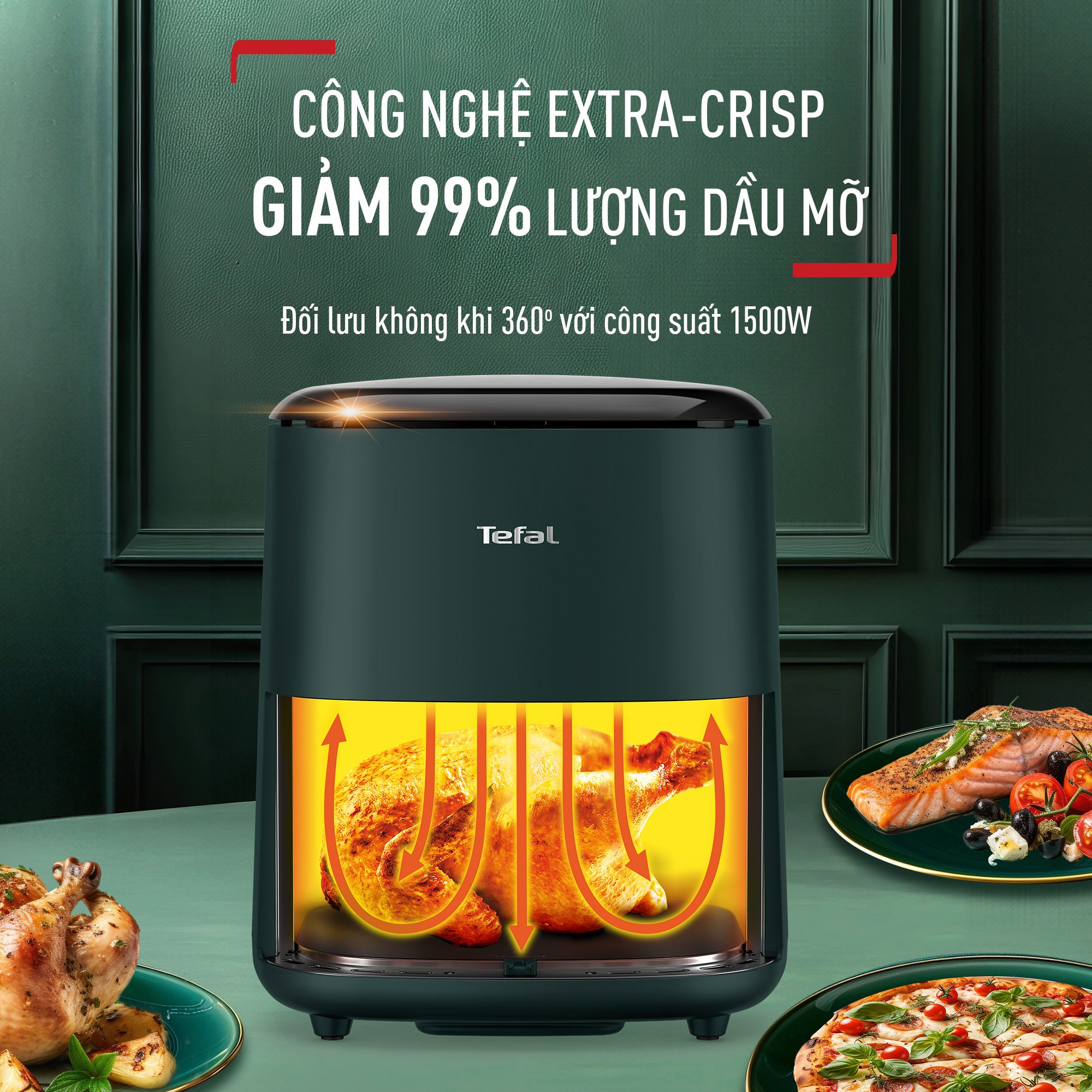 Nồi chiên không dầu điện tử Tefal Easy Max 5L EY245310 | Shopee Việt Nam
