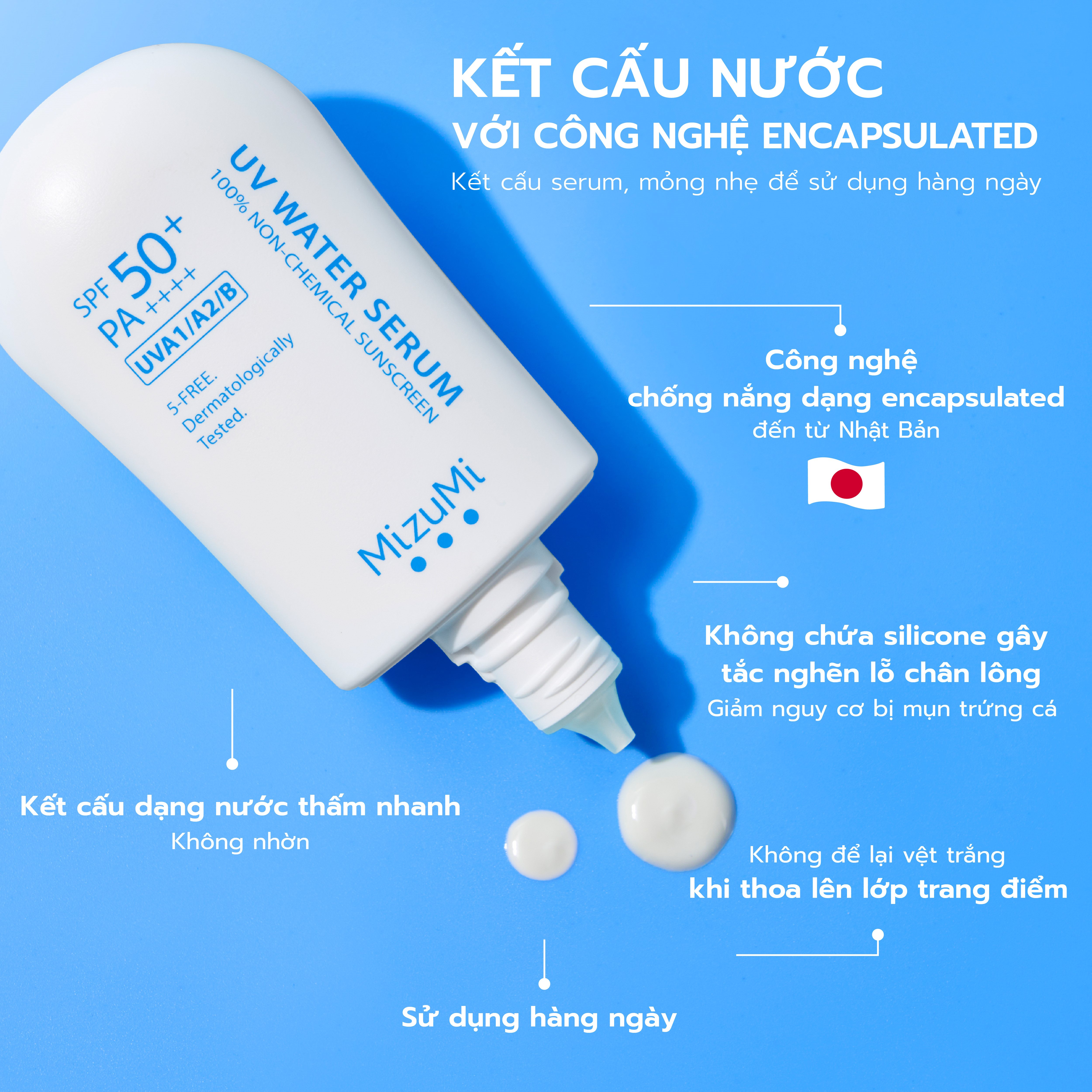 MizuMi Kem Chống Nắng UV Water Serum SPF50+ PA++++ 40g Phổ Rộng | Shopee Việt Nam