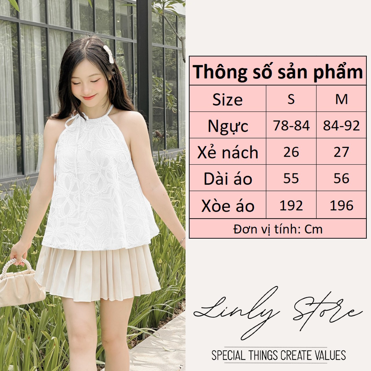 Áo yếm nữ cổ tròn dáng suông đi biển Linly Store A-YS3 | Shopee Việt Nam