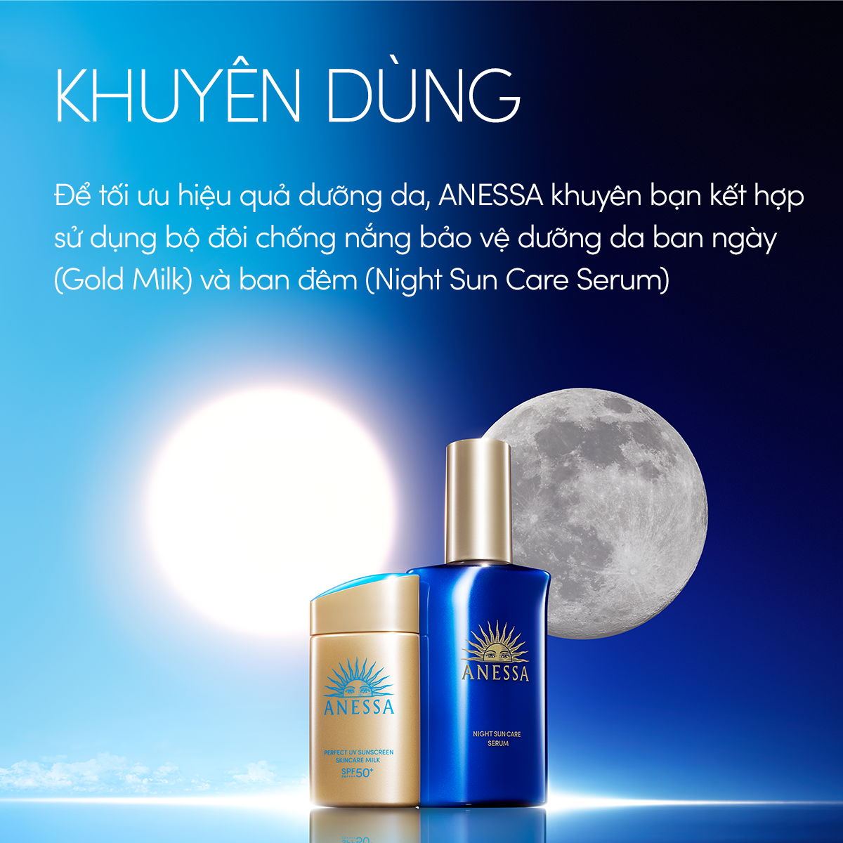 Tinh Chất Dưỡng Da & Phục Hồi Da Sau Nắng Anessa Night Sun Care Serum 180ML | Shopee Việt Nam