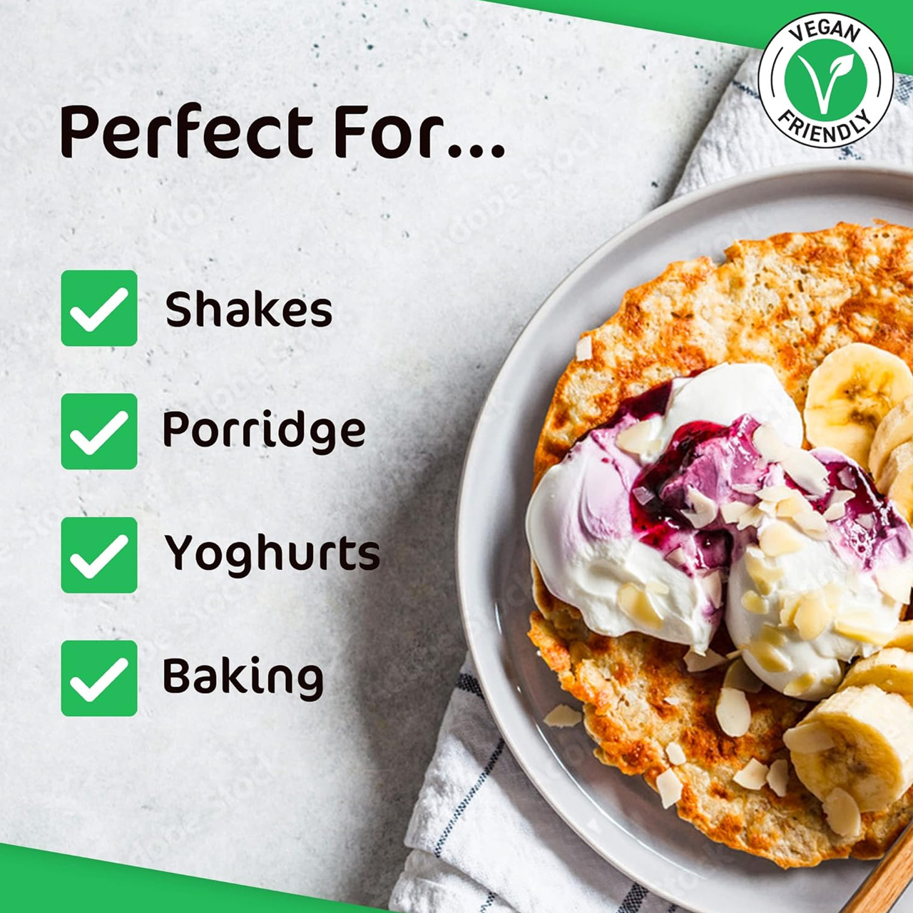 Applied Nutrition Vegan - Pro Whey Protein Thực Vật Dùng Chay 1800G( 60 ...