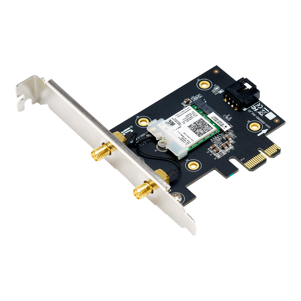 ASUS PCE-AX3000 Card mạng PCIe WiFi 6, Blutetooth 5.0, Chuẩn AX3000 ...