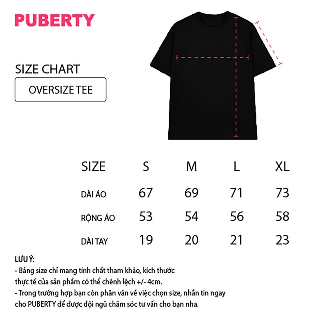 Áo Thun Unisex Oversize Local Brand PUBERTY PBRT LOGO | Shopee Việt Nam