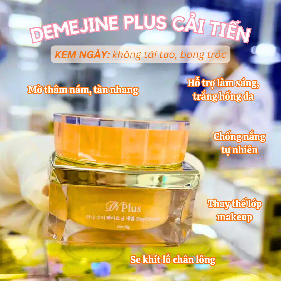 Kem Face Demejine DN Plus trắng da mờ nám tàn nhang phiên bản cải tiến ...