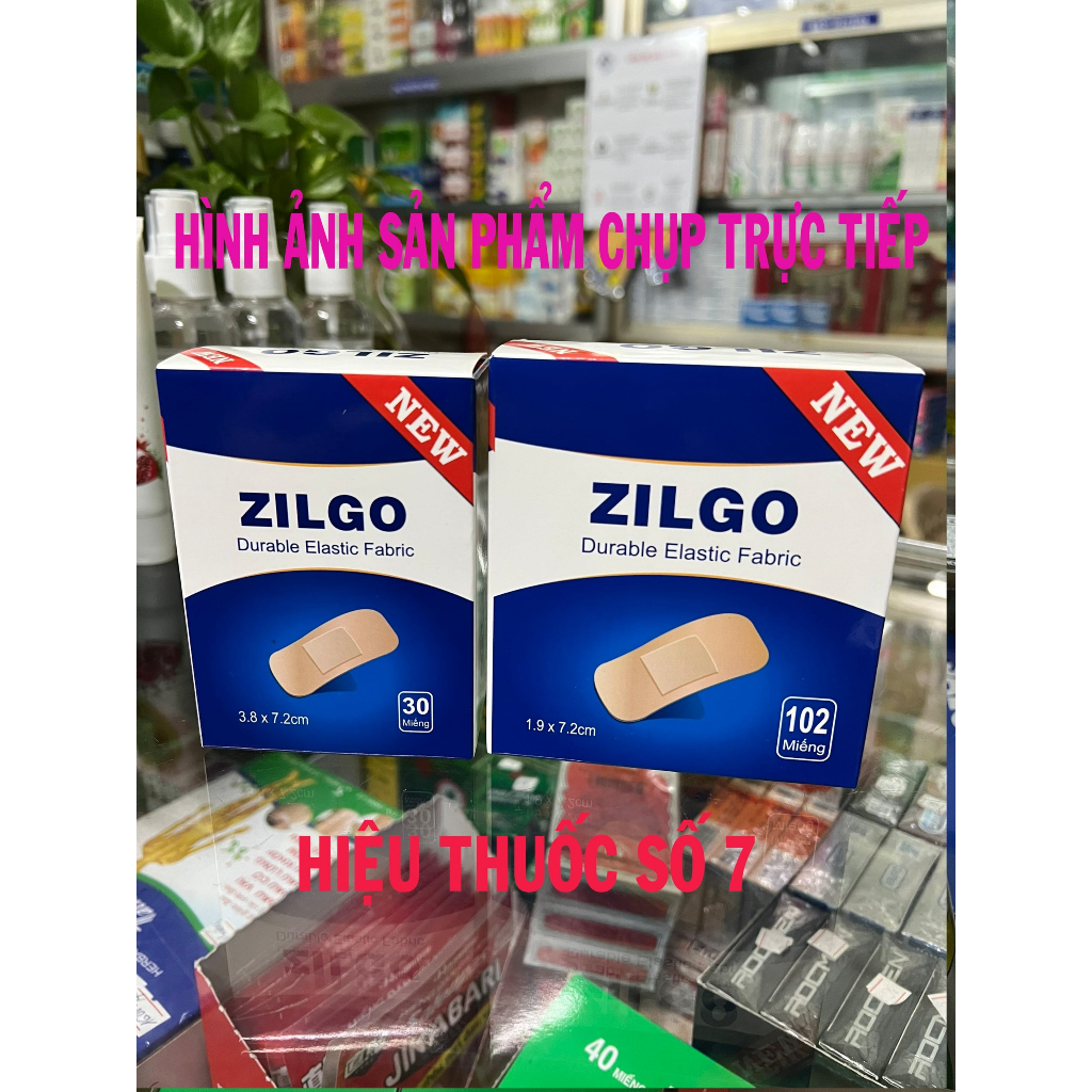 Băng cá nhân Zilgo - Băng gâu, băng y tế sơ cứu vết thương, cầm máu ...