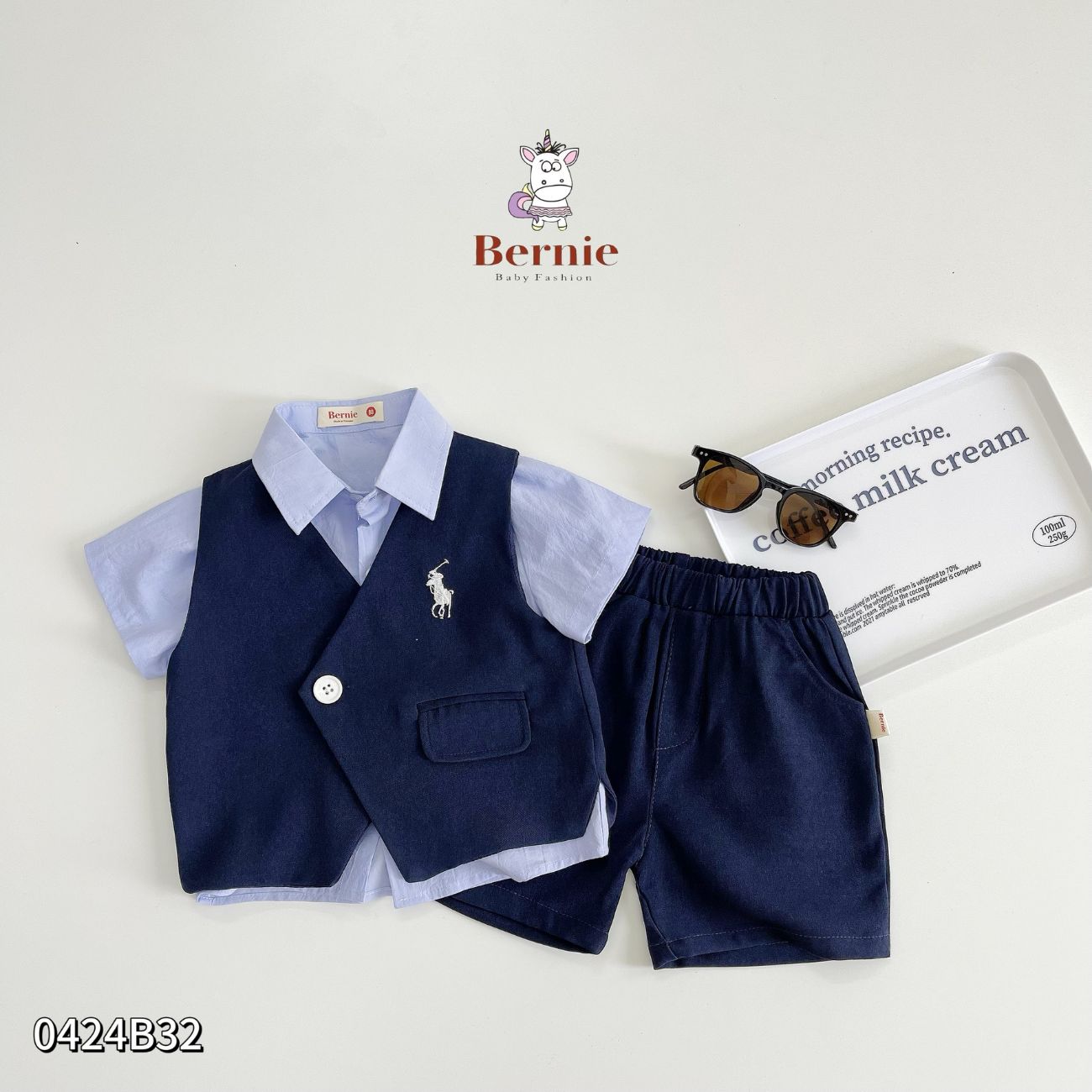 Set công tử vest gile phong cách hàn quốc cho bé trai tổng hợp thôi nôi ...