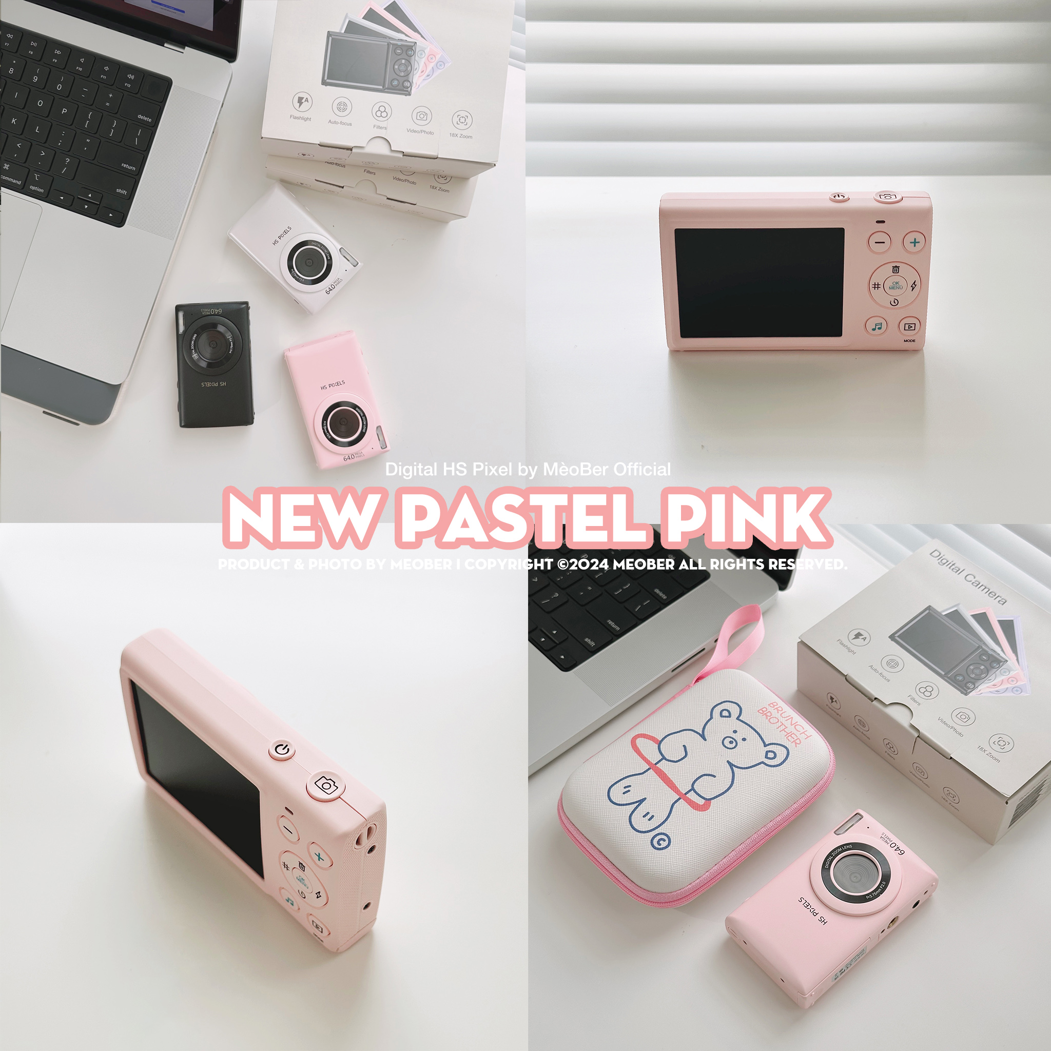 [Tặng thẻ nhớ] Máy ảnh kĩ thuật số digital mini camera HS Pixel - quay ...