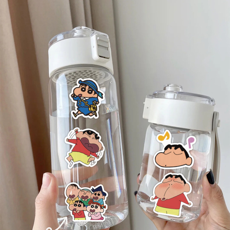 Sticker Shin Niêm Phong Nhãn Dán Hộp Hoạt Hình Cậu Bé Bút Chì Cute Timo ...