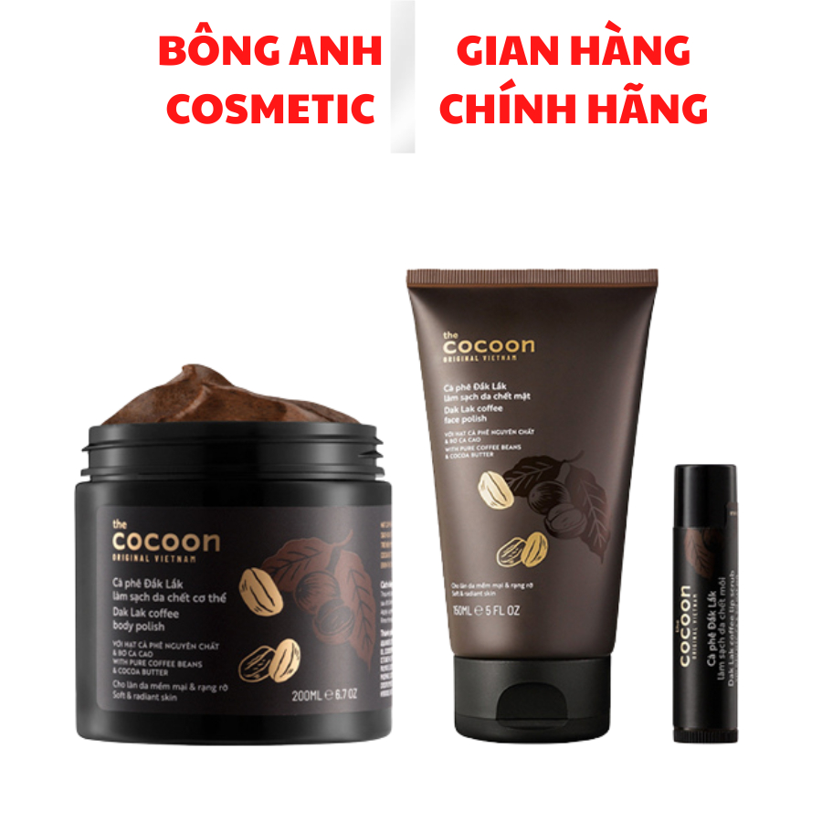 Tẩy da chết mặt và body cà phê Đắk Lắk Cocoon cho làn da mềm mại & rạng ...
