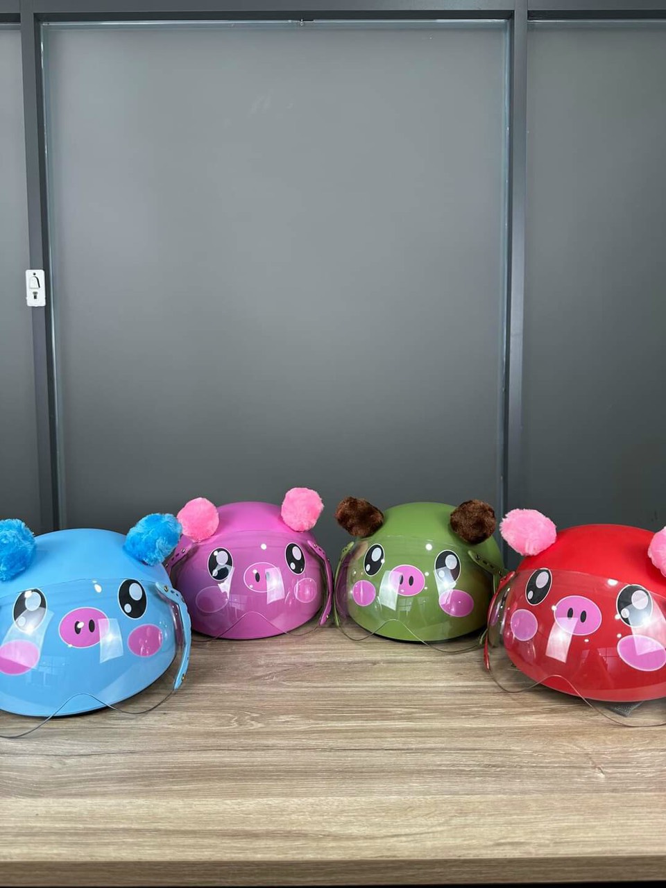 Mũ Bảo Hiểm Nửa Đầu Trẻ Em Có Kính Chống Chói Cho Bé Từ 5-10 Tuổi Lồng ...