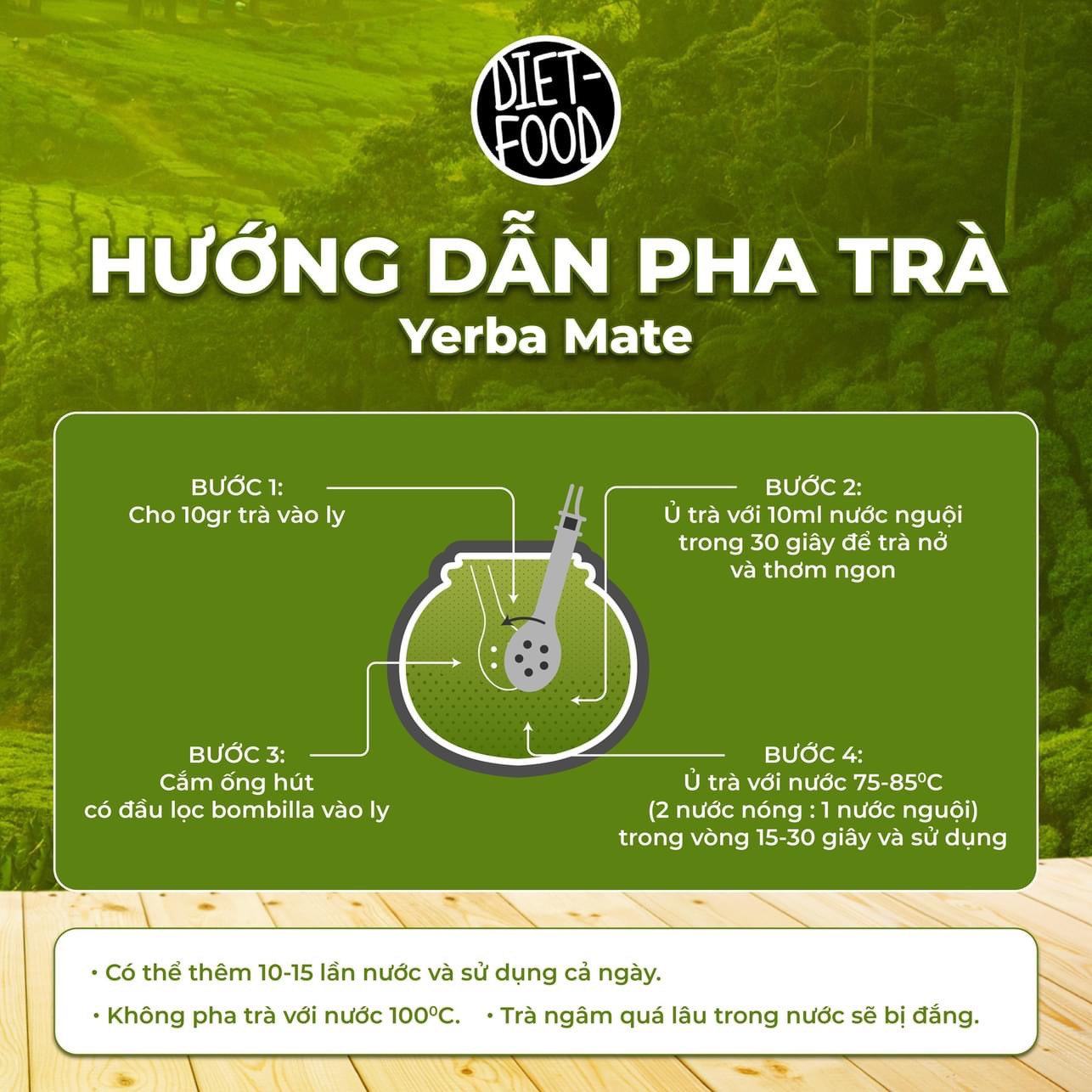 Trà Yerba mate hữu cơ (Organic Super Yerba mate) - Diet Food - 150g ...
