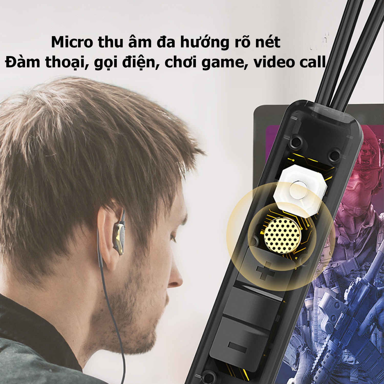 Tai nghe có dây dài 2.5m dành riêng cho máy tính PC và laptop-Poermax UT01 | Shopee Việt Nam