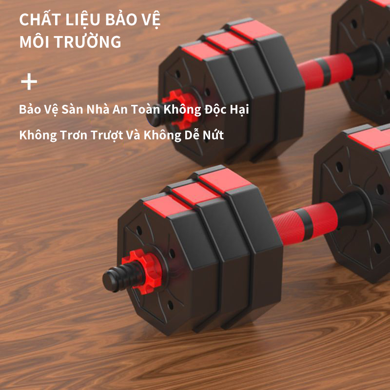 Tạ tay đa năng 20KG(10KG*2) , nhiều quy cách và tháo lắp tự do, cử tạ, vật liệu PVC | Shopee ...