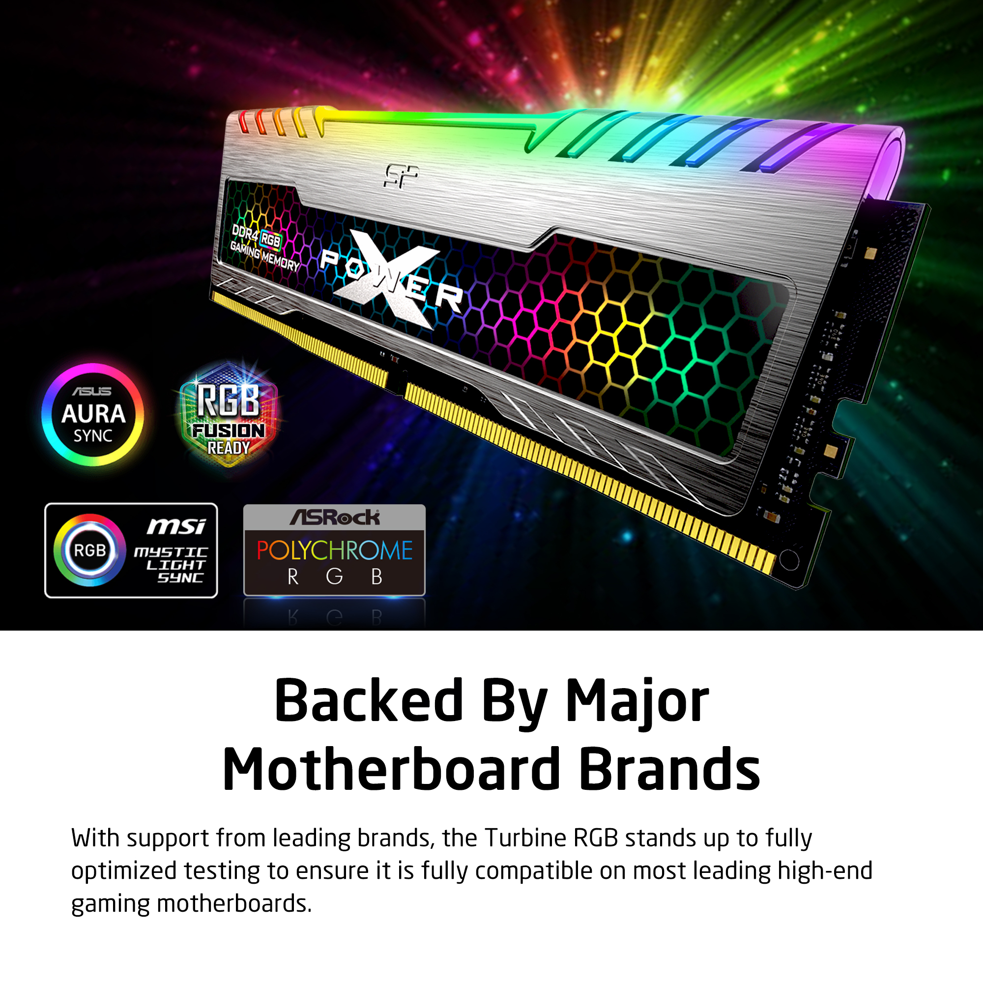 Ram máy tính tản nhiệt DDR4 Gaming RGB Silicon Power XPOWER Turbine 8GB ...