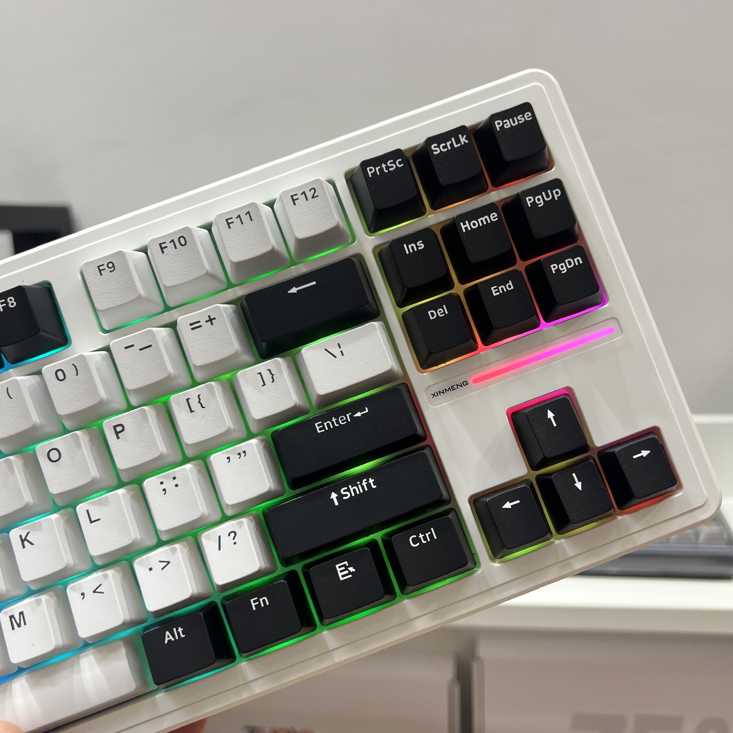 Bàn phím cơ Xinmeng M87 Pro V2 Mạch xuôi / 3 Mode / Led RGB / Hotswap ...