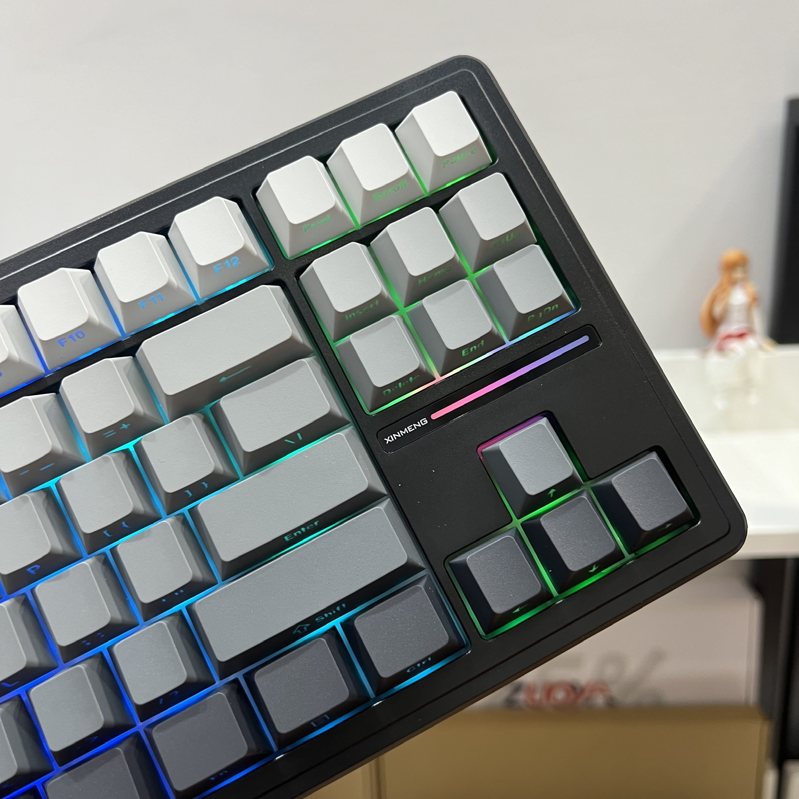 Bàn phím cơ Xinmeng M87 Pro V2 Mạch xuôi / 3 Mode / Led RGB / Hotswap ...