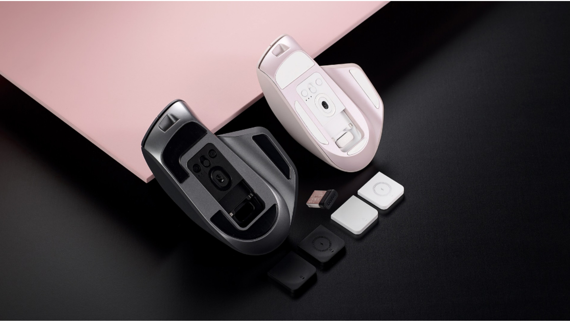 Chuột Không Dây Rapoo MT760 Silent Pin sạc 800mAh-Bluetooth,2.4G ,Có ...