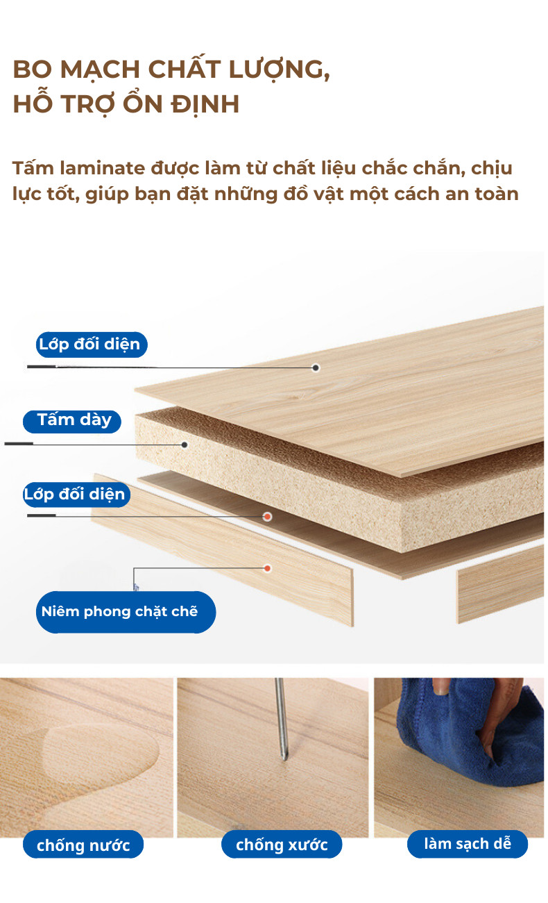 Kệ sách để bàn BAMBOOHOME - D56 tài liệu tiết kiệm không gian chất liệu ...