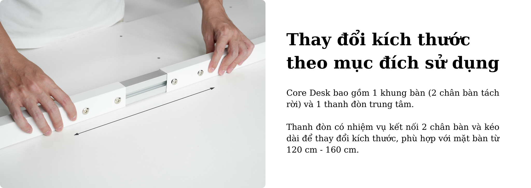 Bàn văn phòng HyperWork Core Desk | Shopee Việt Nam