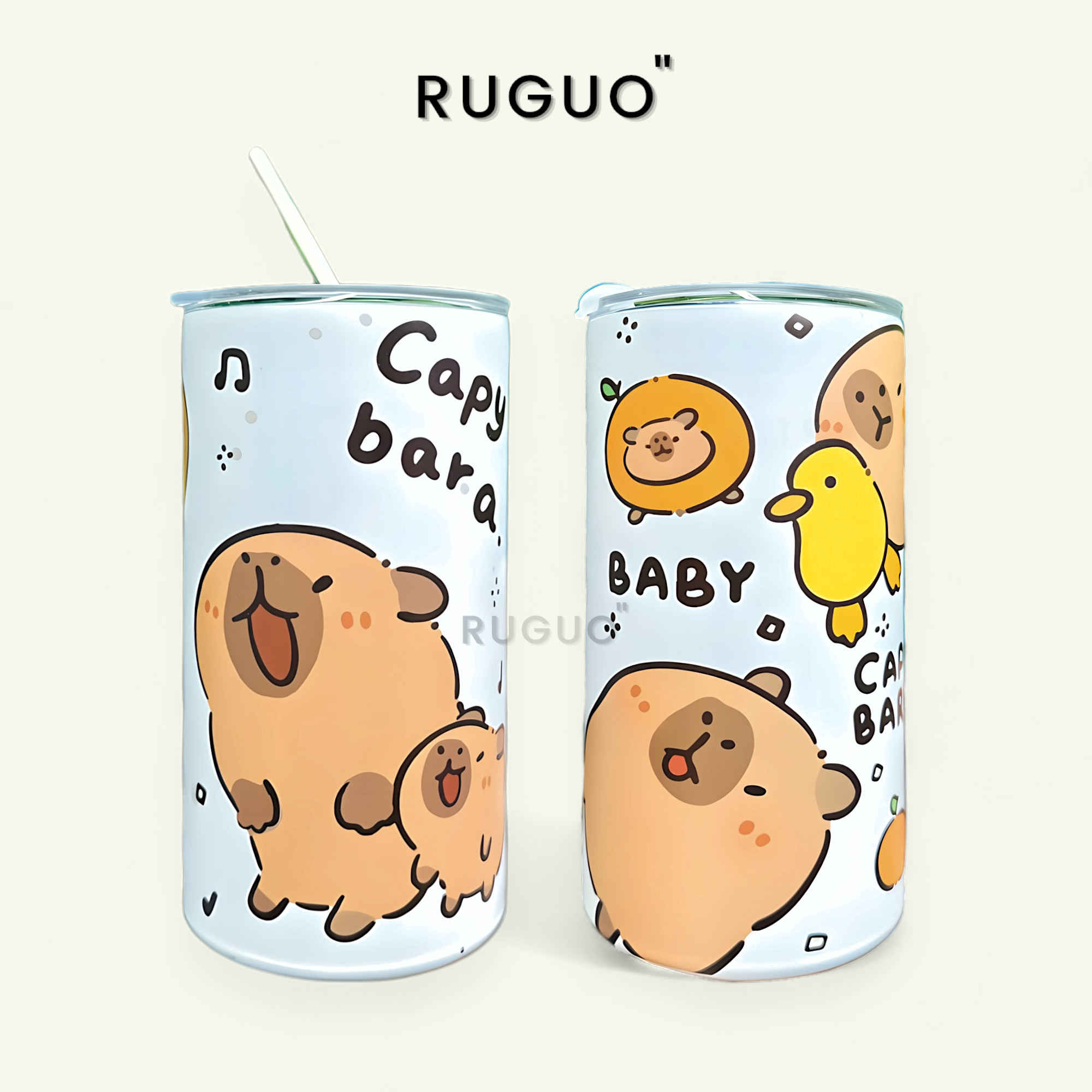 Ly Giữ Nhiệt Khắc Tên Iced Americano CAPYBARA, LABUBU 600ml Inox 304 ...