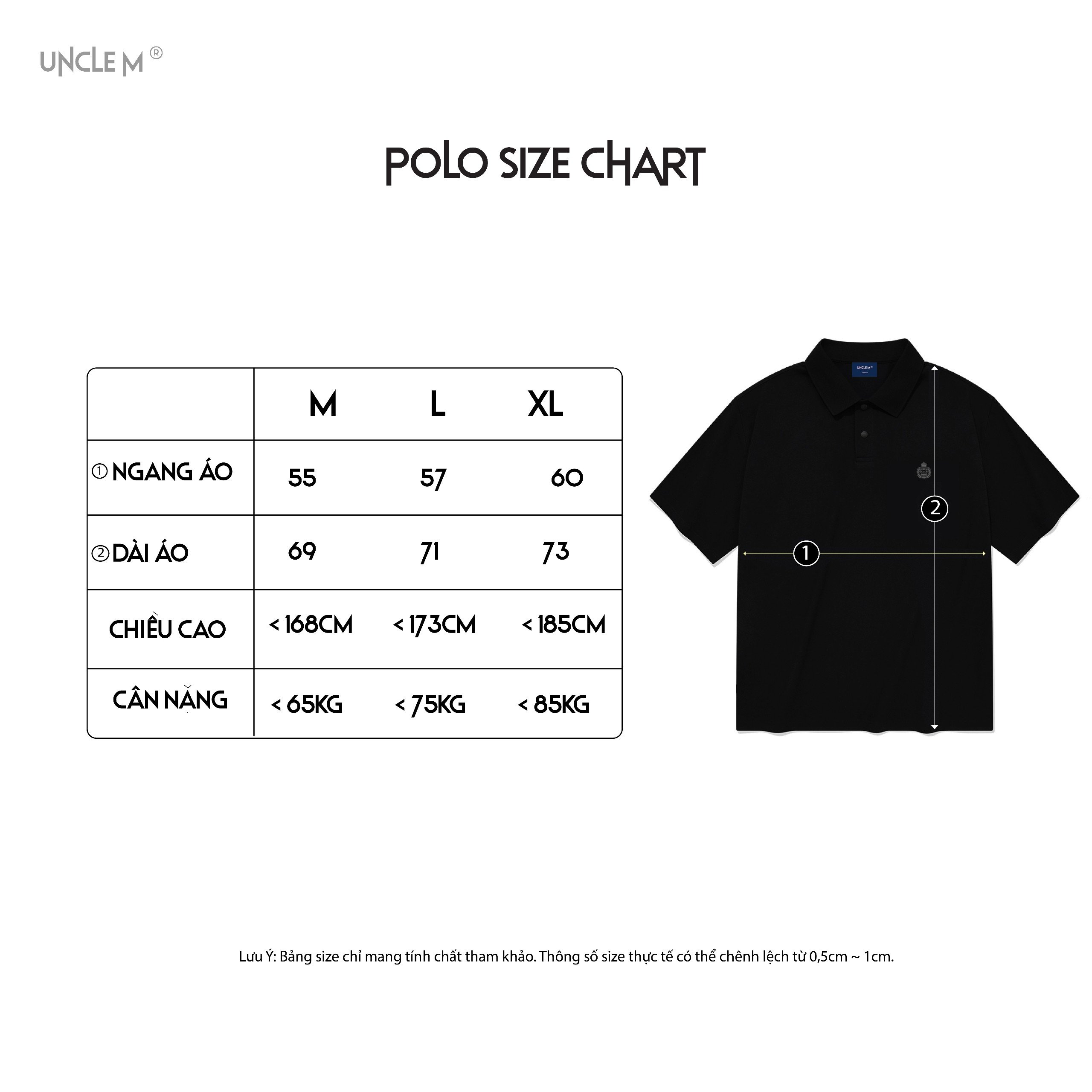 (MUA 1 TẶNG 1 NGẪU NHIÊN) Áo polo local brand Uncle M cotton 100% nam ...
