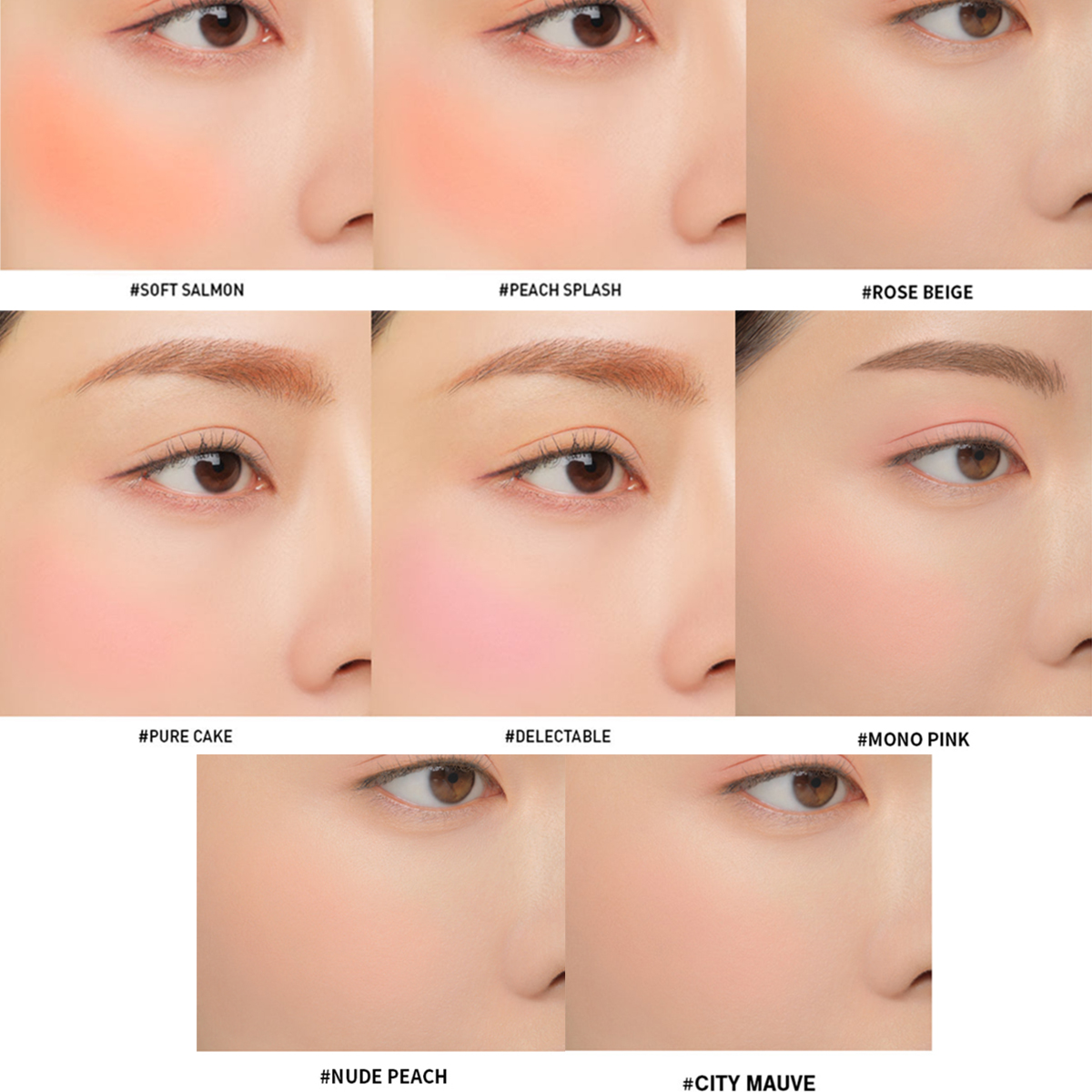 Phấn Má Hồng 3CE MOOD RECIPE NEW TAKE FACE BLUSH ROSE BEIGE MONO PINK ...