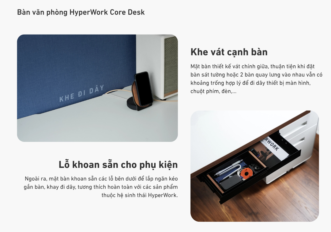 Bàn văn phòng HyperWork Core Desk (Hàng Chính Hãng) | Shopee Việt Nam