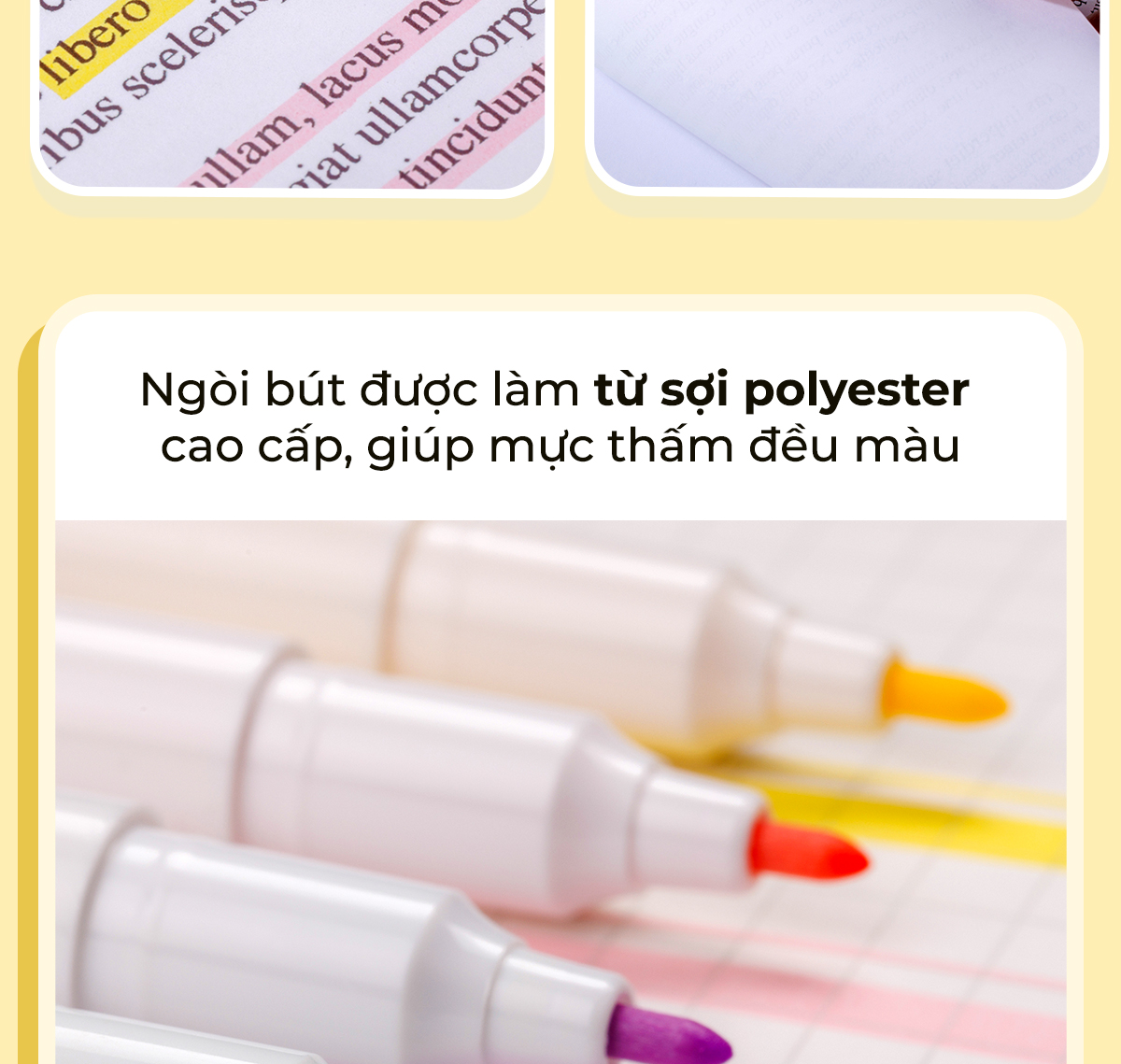 Hộp 5 bút dạ quang 2 đầu màu Pastel Thiên Long Pazto HL-016 - Màu ...